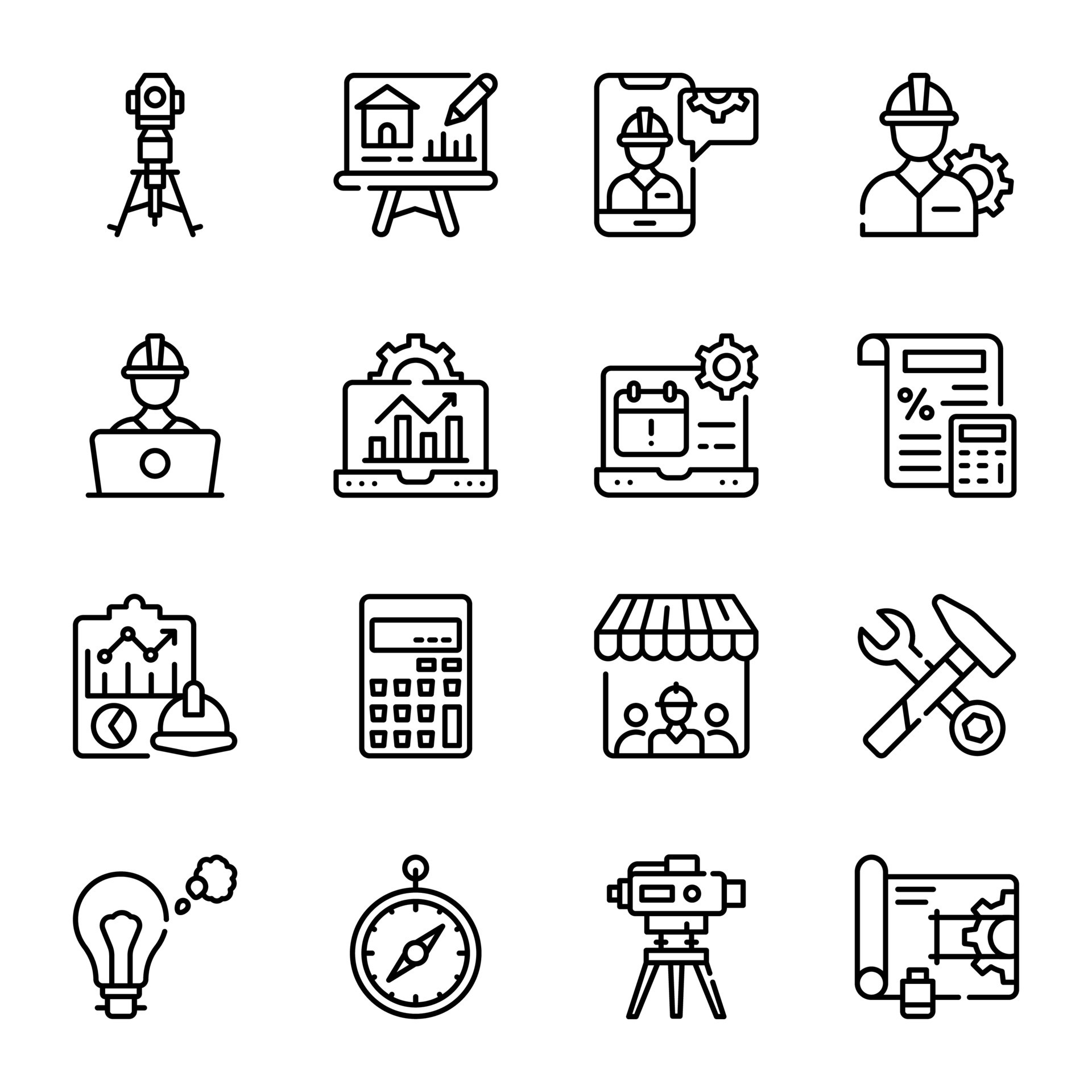 Pack of Engineering Linear Icons 12710272 Vector Art at Vecteezy Pack of Engineering Linear Icons 12710272 Vector Art at Vecteezy