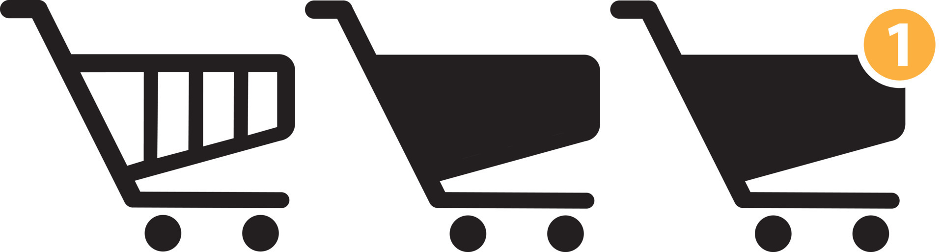 Full and empty shopping cart symbol shop and sale icon 12710389 Vector ... Full and empty shopping cart symbol shop and sale icon 12710389 Vector ...