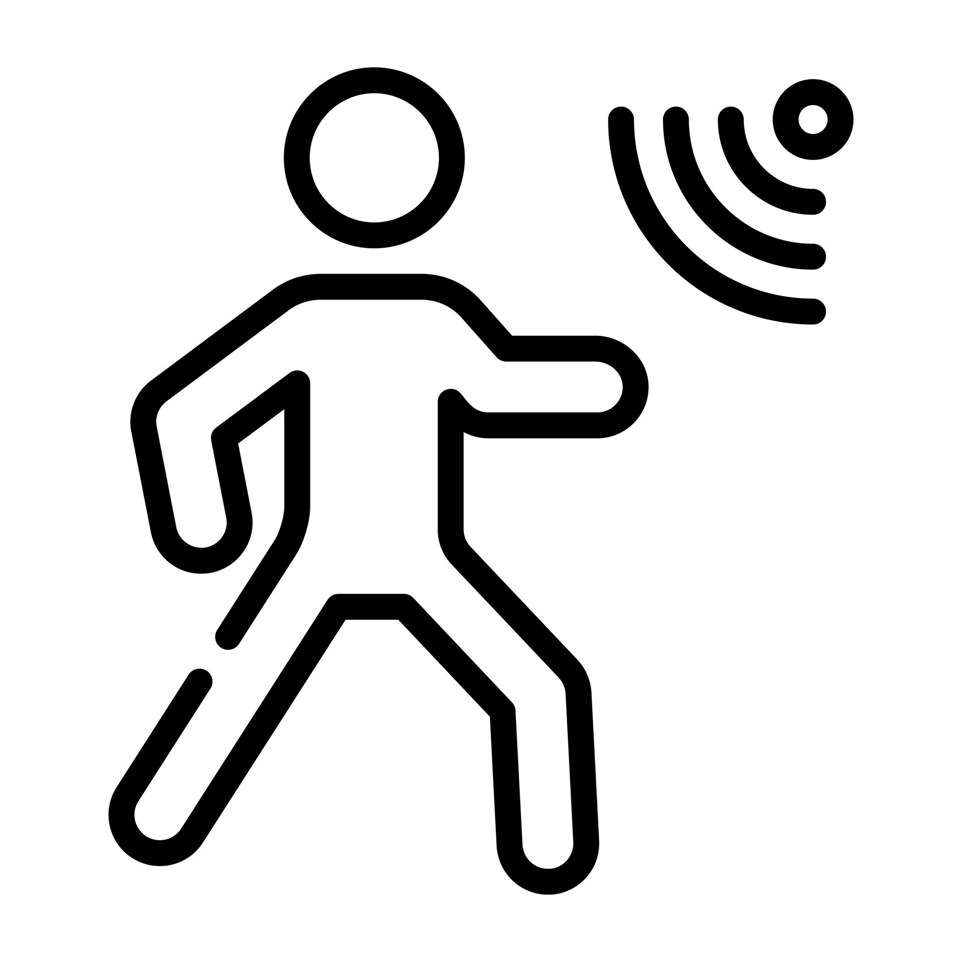 Motion Sensor Line Icon Design 12712509 Vector Art At Vecteezy