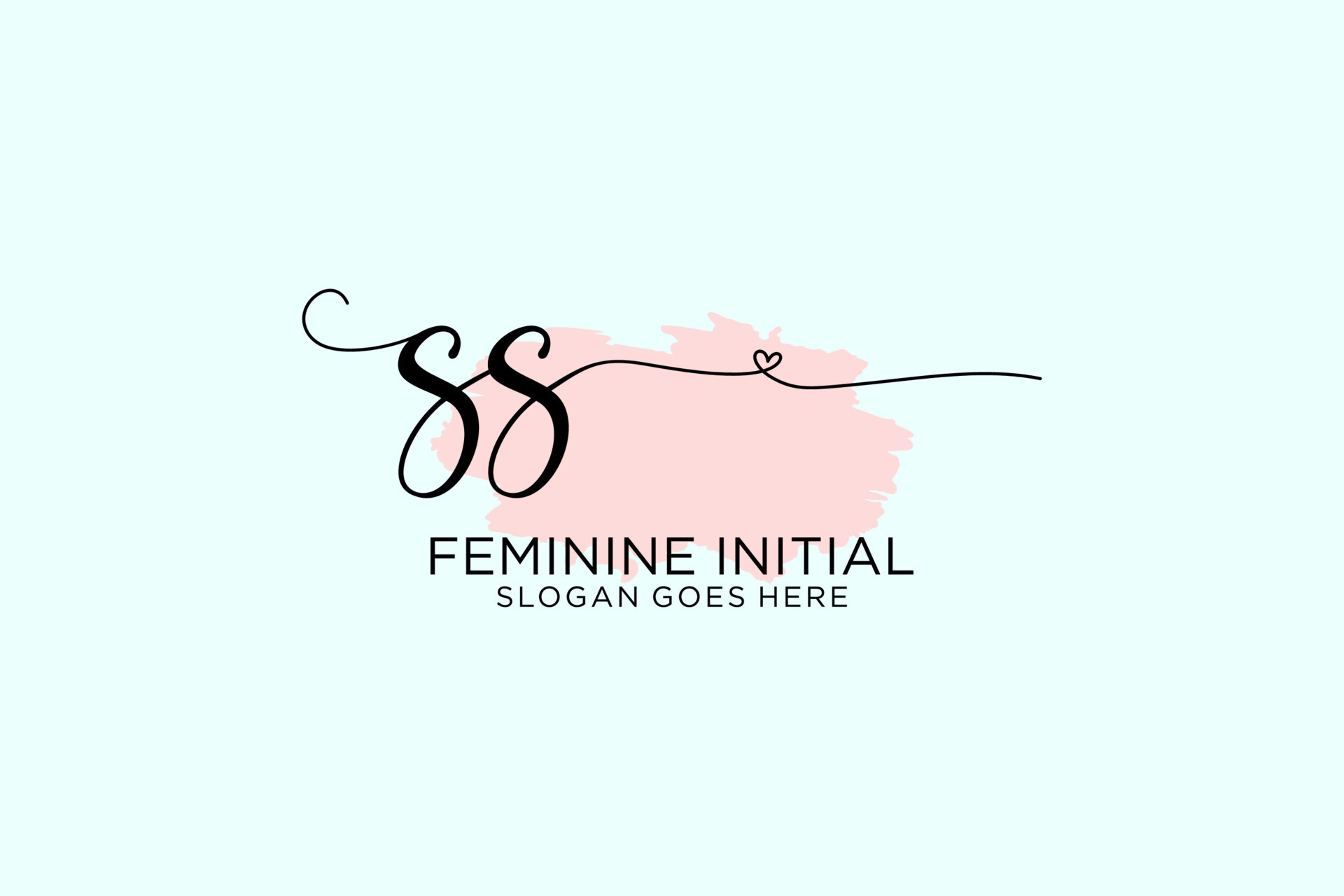 Initial Ss Beauty Monogram And Elegant Logo Design Handwriting Logo Of Initial Signature