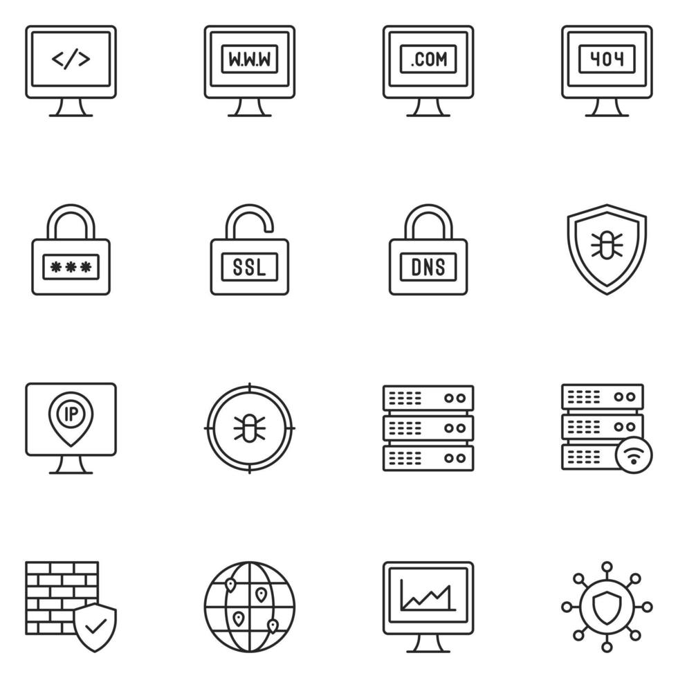 Web Hosting Line Icon Set 12713613 Vector Art at Vecteezy Web Hosting Line Icon Set 12713613 Vector Art at Vecteezy