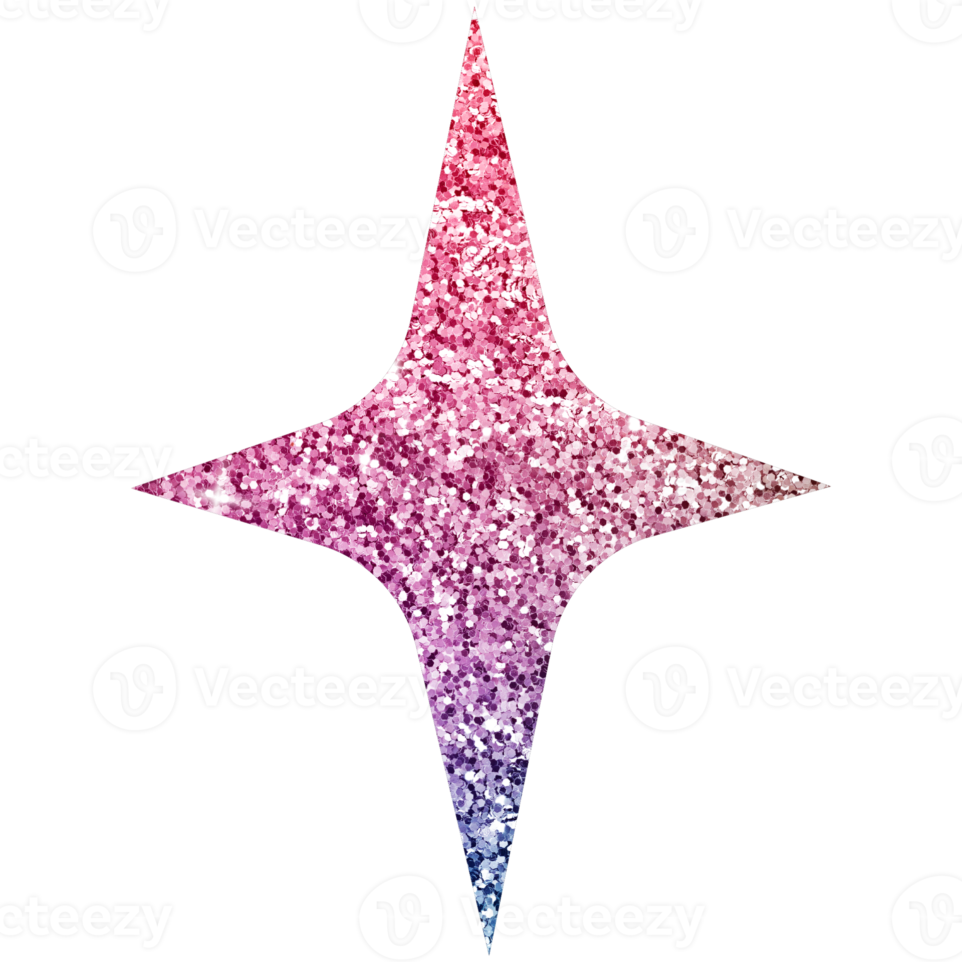 Shiny glitter star. Celestial element. Transparent PNG Clipart 12716093 PNG