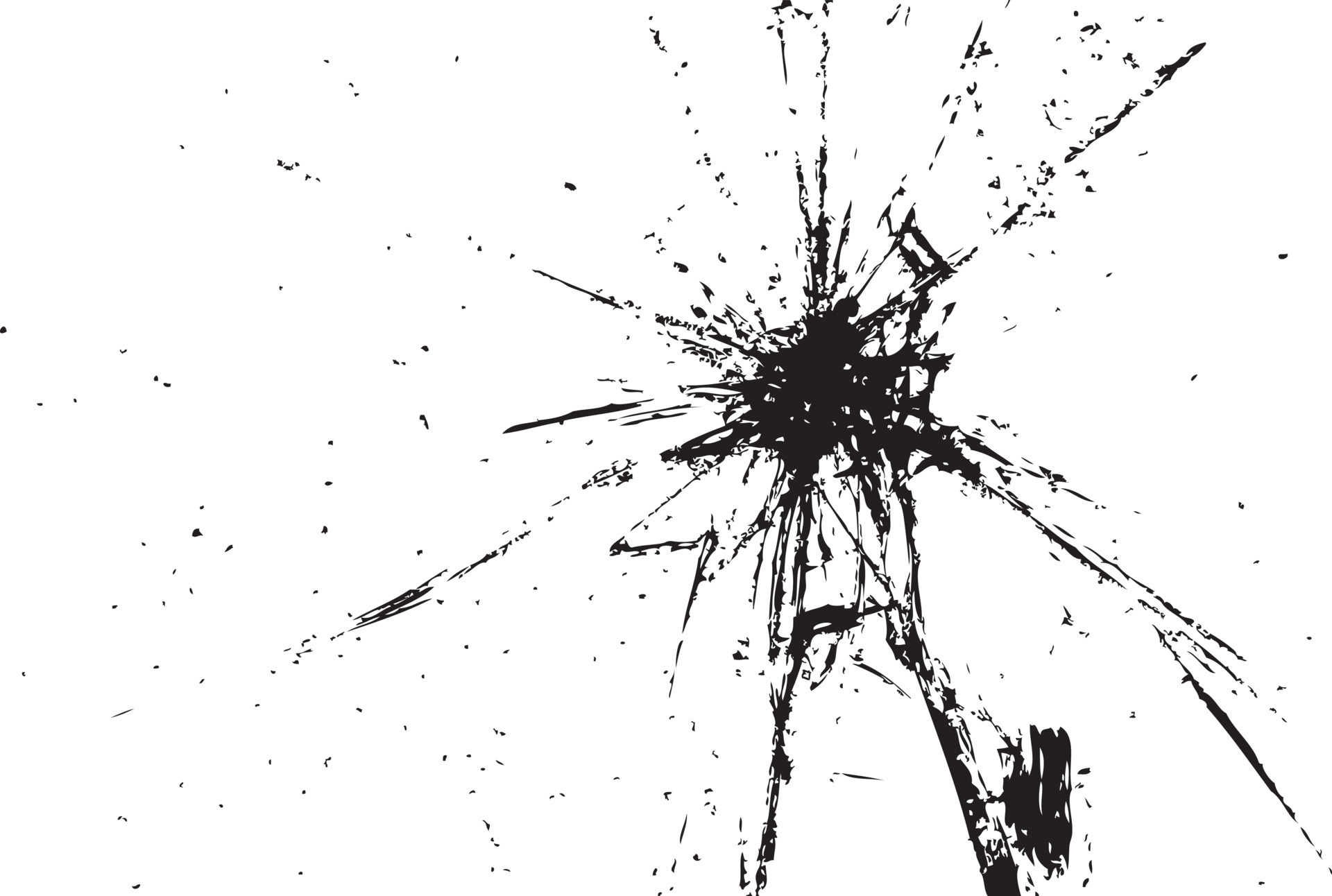 Background Vector Illustration Broken Glass Isolated On White Background 12717264 Vector Art At