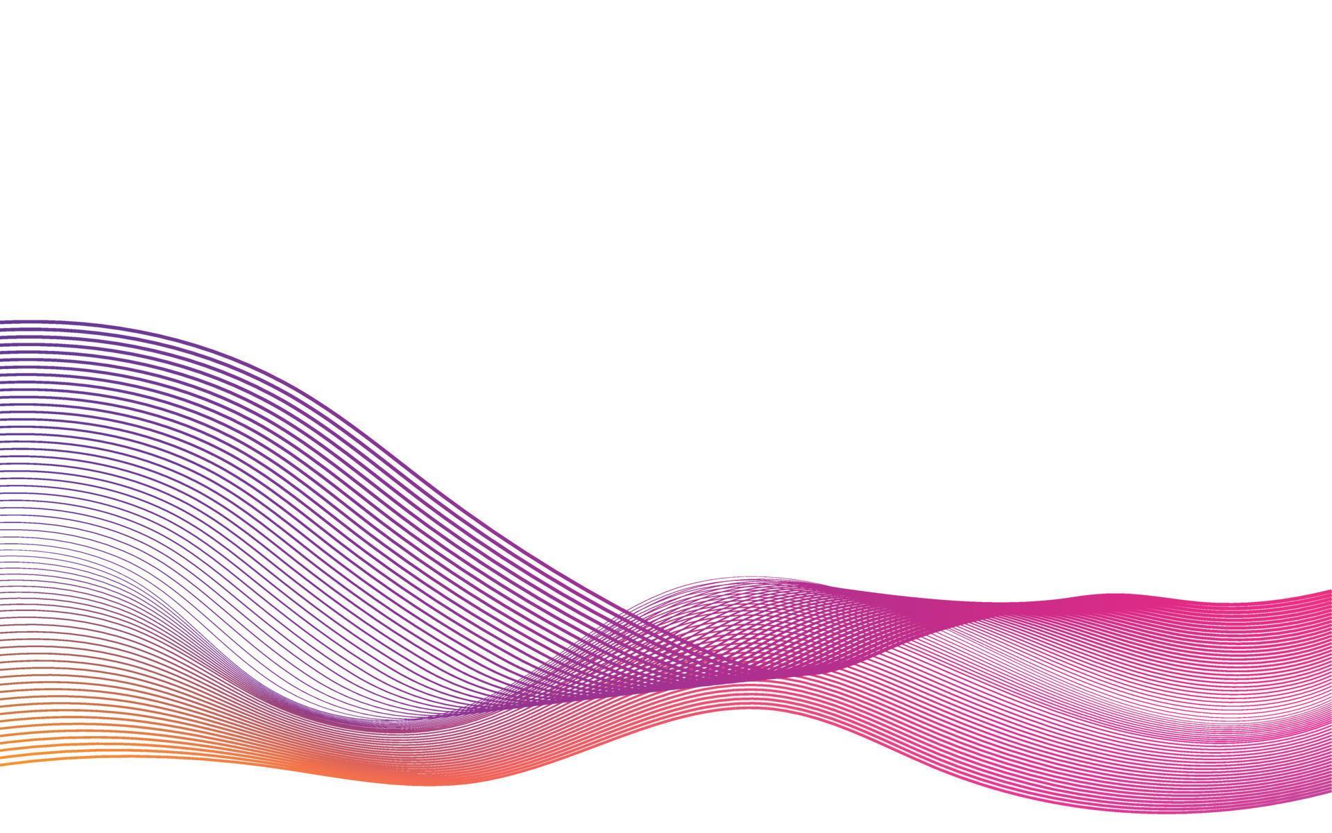 Abstract Wave Element For Design Digital Frequency Track Equalizer Stylized Line Art