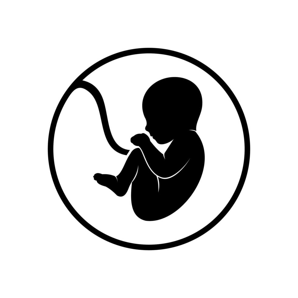 Fetus Vector Icon 12723116 Vector Art At Vecteezy