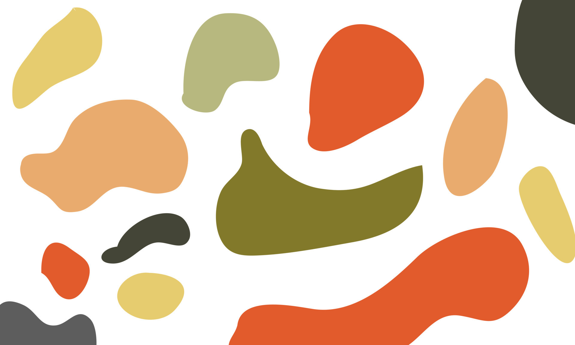 unique abstract hand drawn various shapes contemporary 12724849 Vector ...