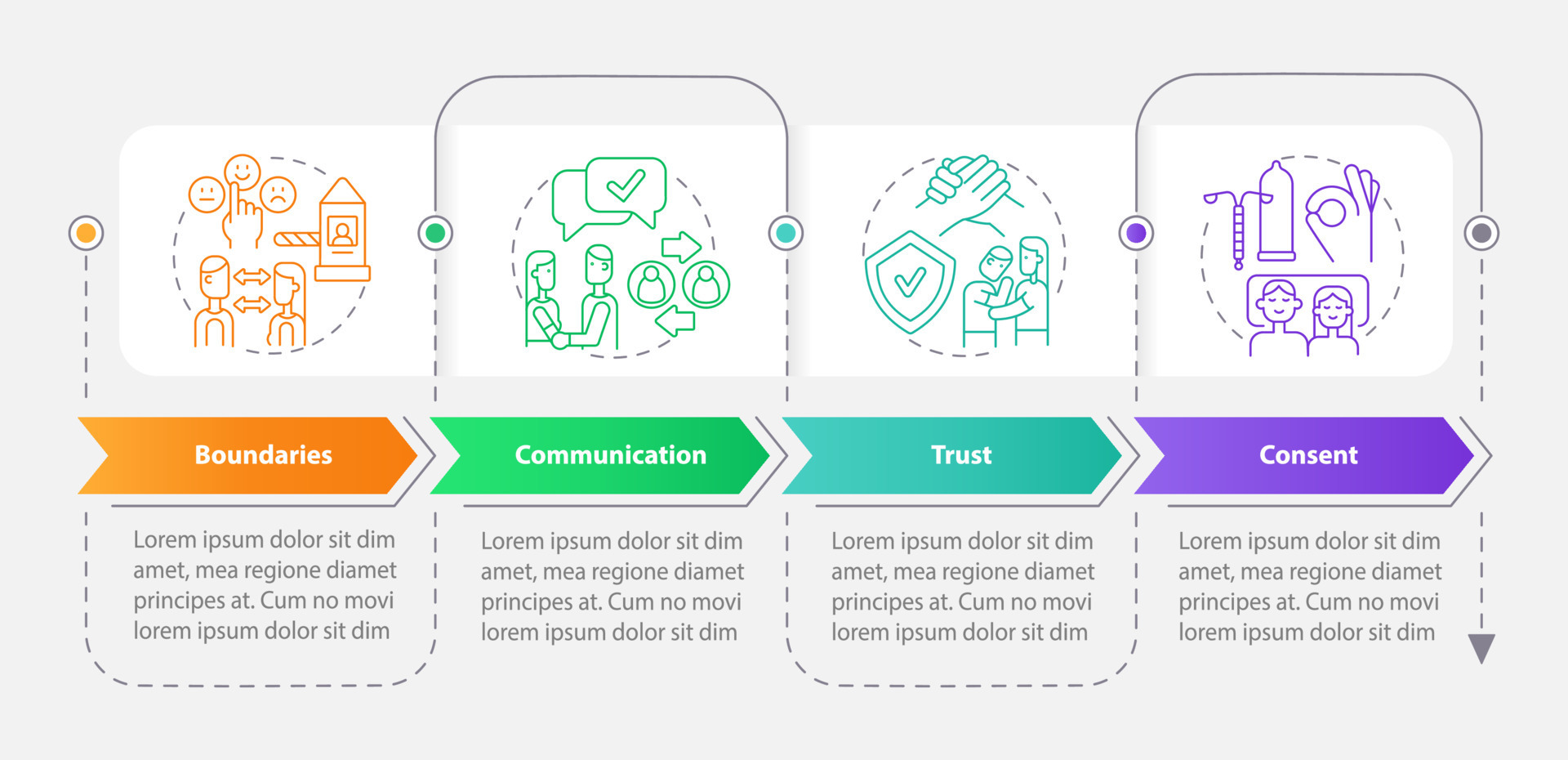 Healthy Relationships Characteristics Rectangle Infographic Template healthy-relationships-characteristics-rectangle-infographic-template