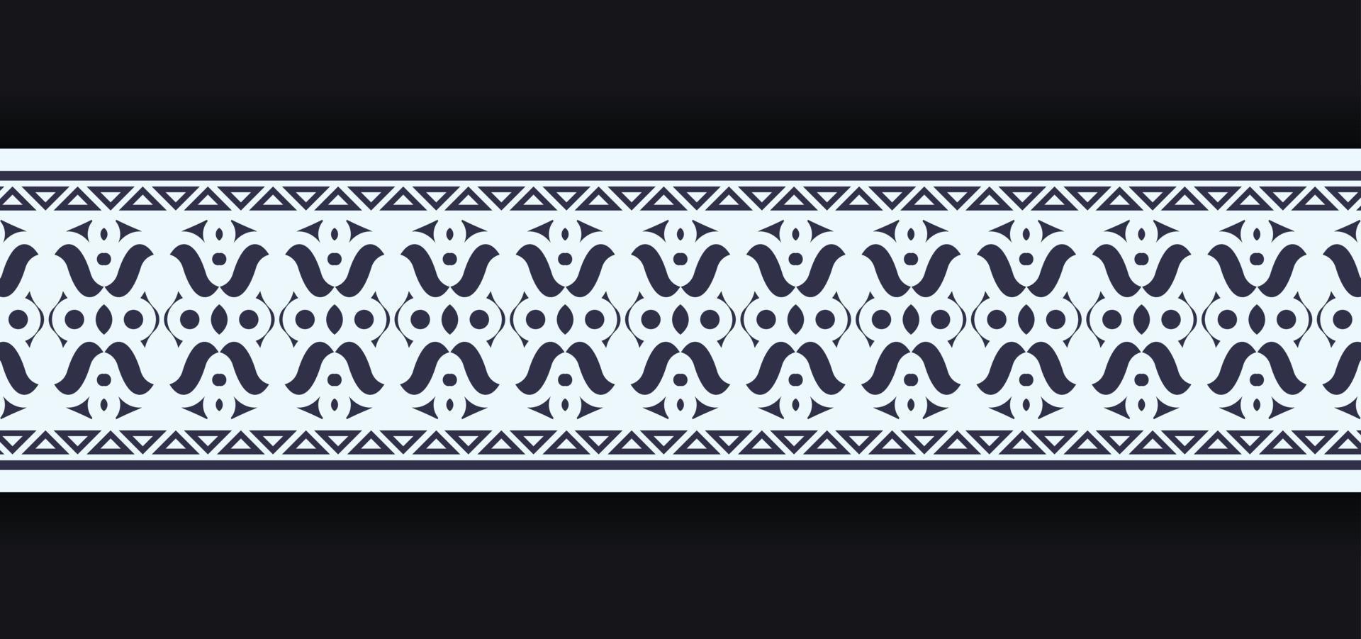 Ornament Style Ethnic Seamless Borders 12733135 Vector Art At Vecteezy