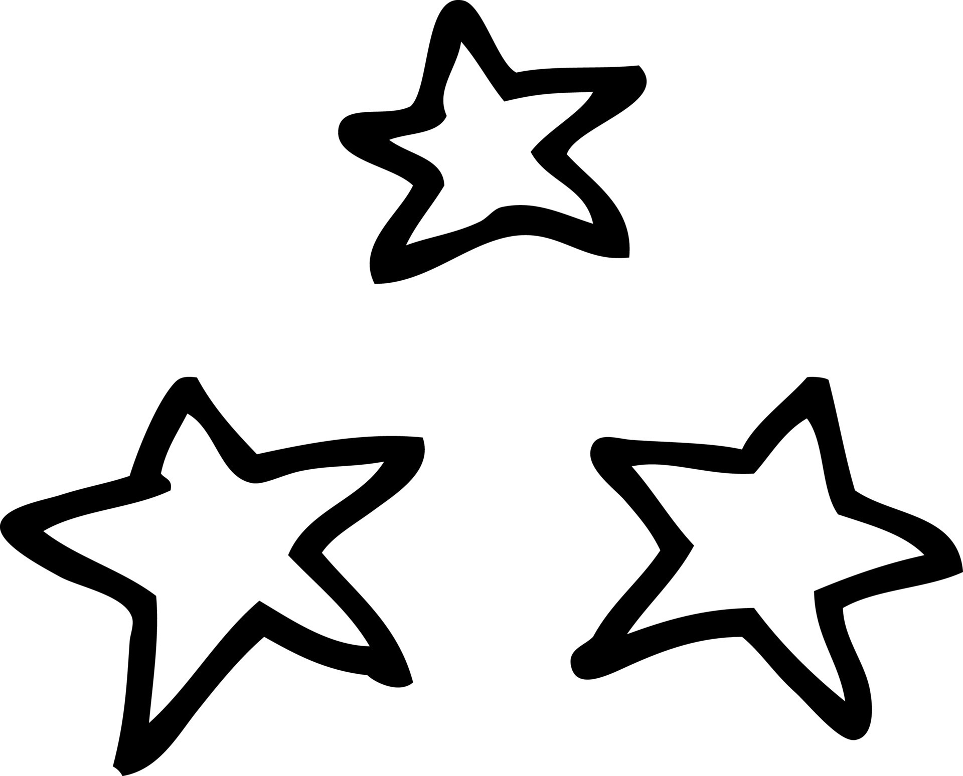 line drawing cartoon stars 12733832 Vector Art at Vecteezy