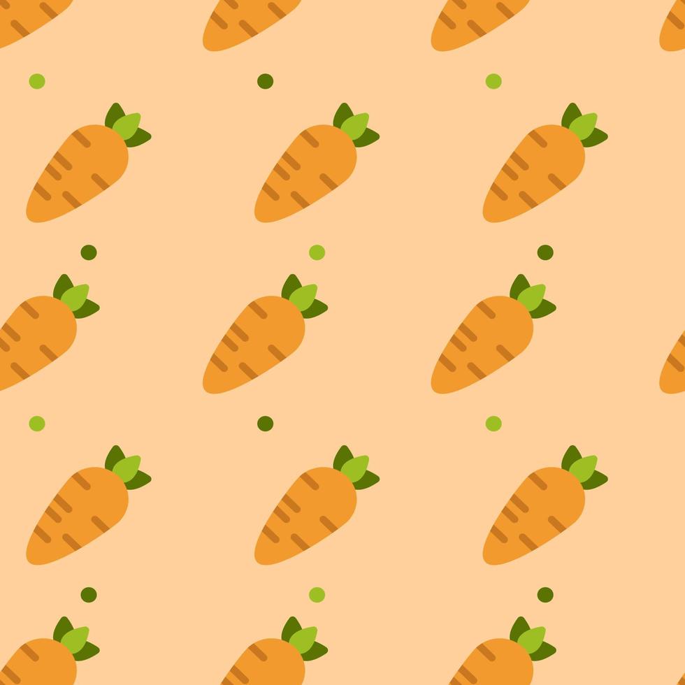 Carrot seamless pattern cute background. Vector cute carrots seamless ... Carrot seamless pattern cute background. Vector cute carrots seamless ...