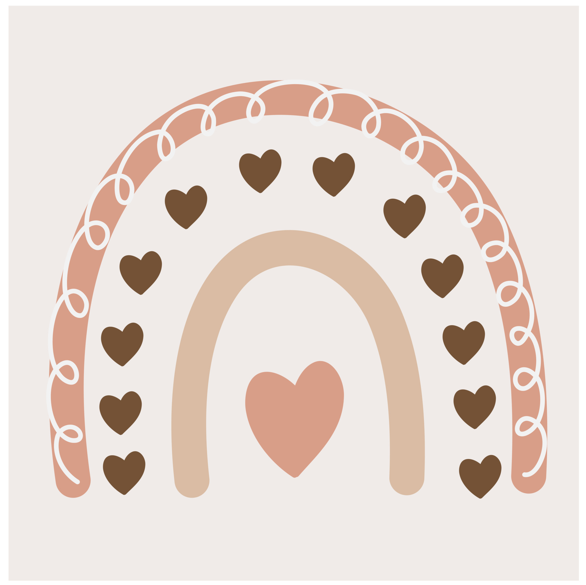 Boho Rainbow. Vector Illustration. 12742379 Vector Art at Vecteezy