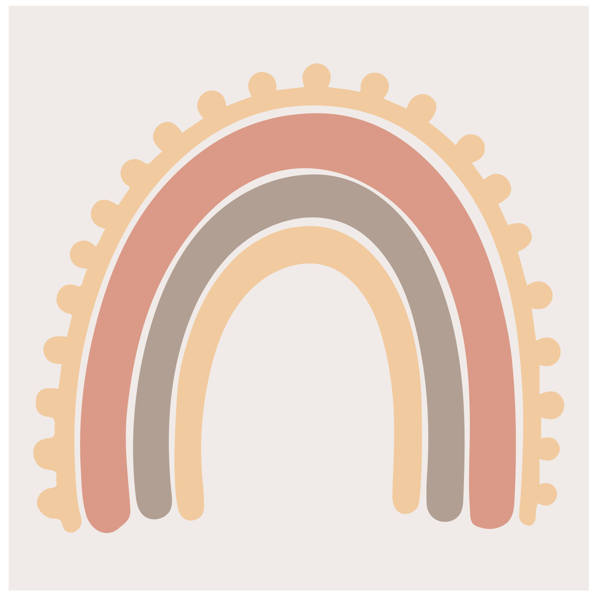 Boho Rainbow. Vector Illustration. 12742384 Vector Art at Vecteezy