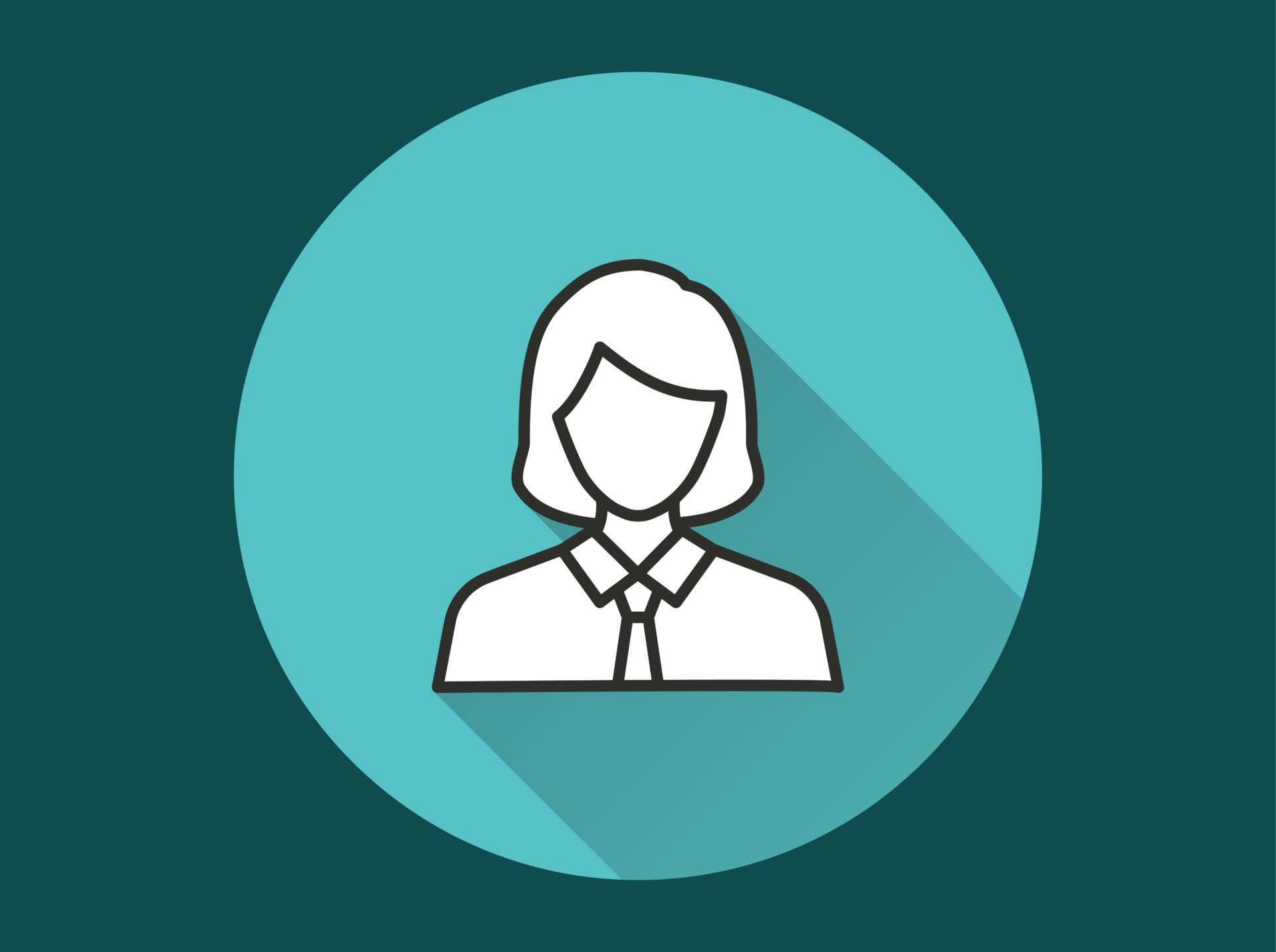 Business woman icon for graphic and web design. 12743303 Vector Art at Vecteezy