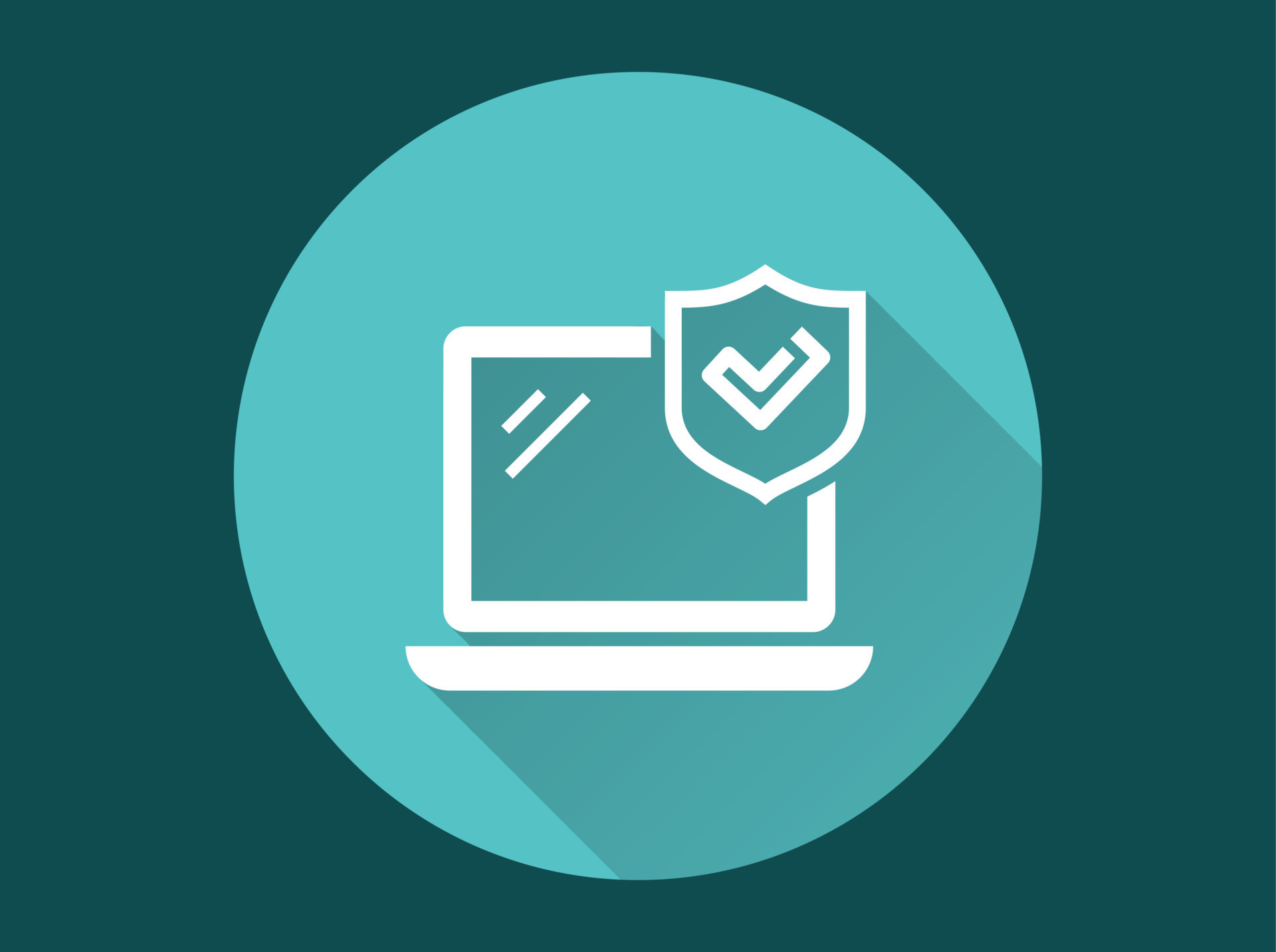 Computer security icon for graphic and web design. 12743340 Vector Art ...