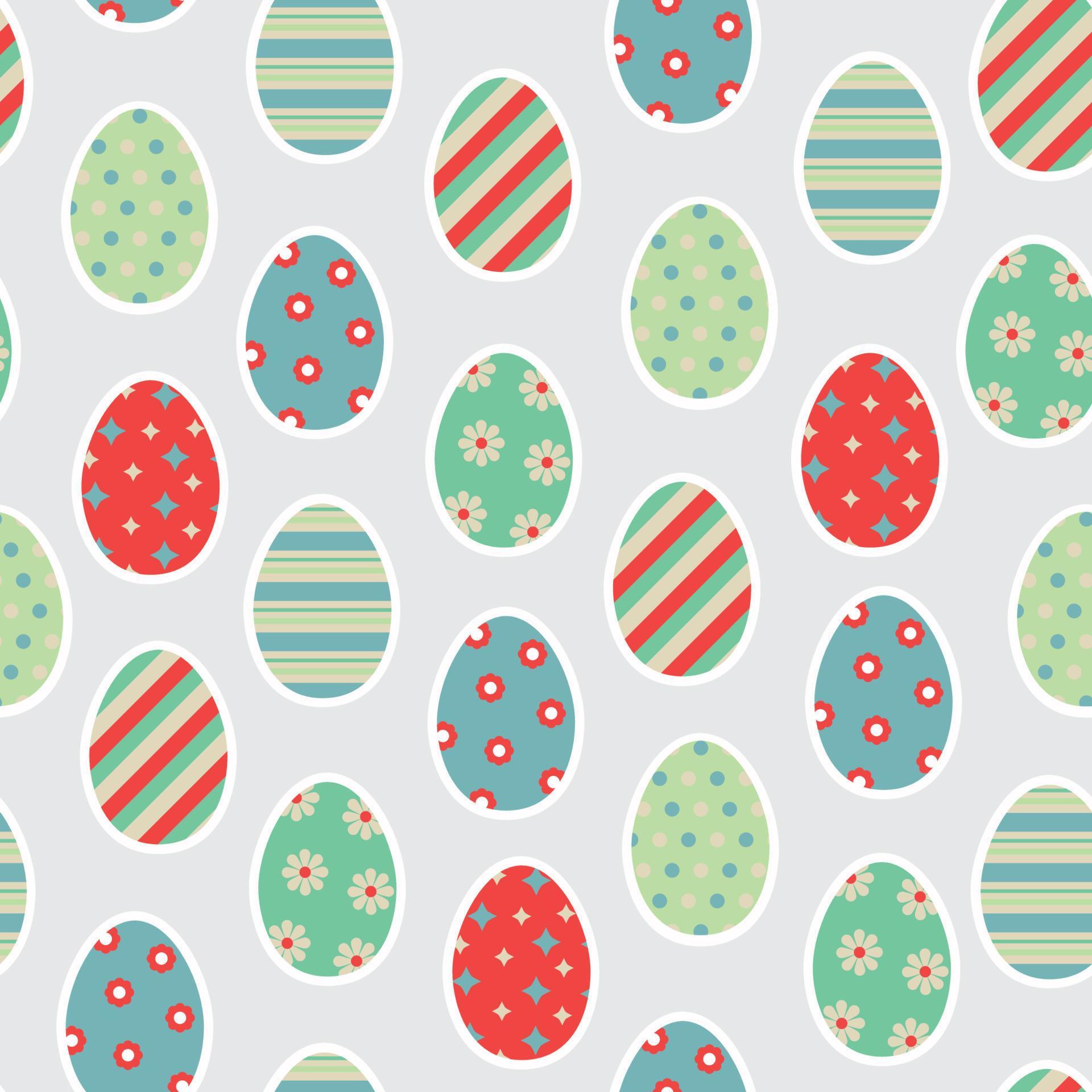 Seamless Easter Egg Pattern 12743907 Vector Art at Vecteezy
