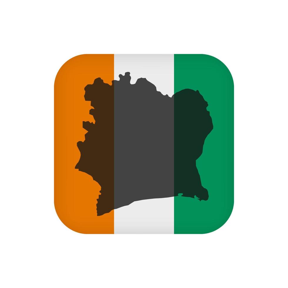 Ivory Coast Flag Official Colors Vector Illustration 12744295 Vector