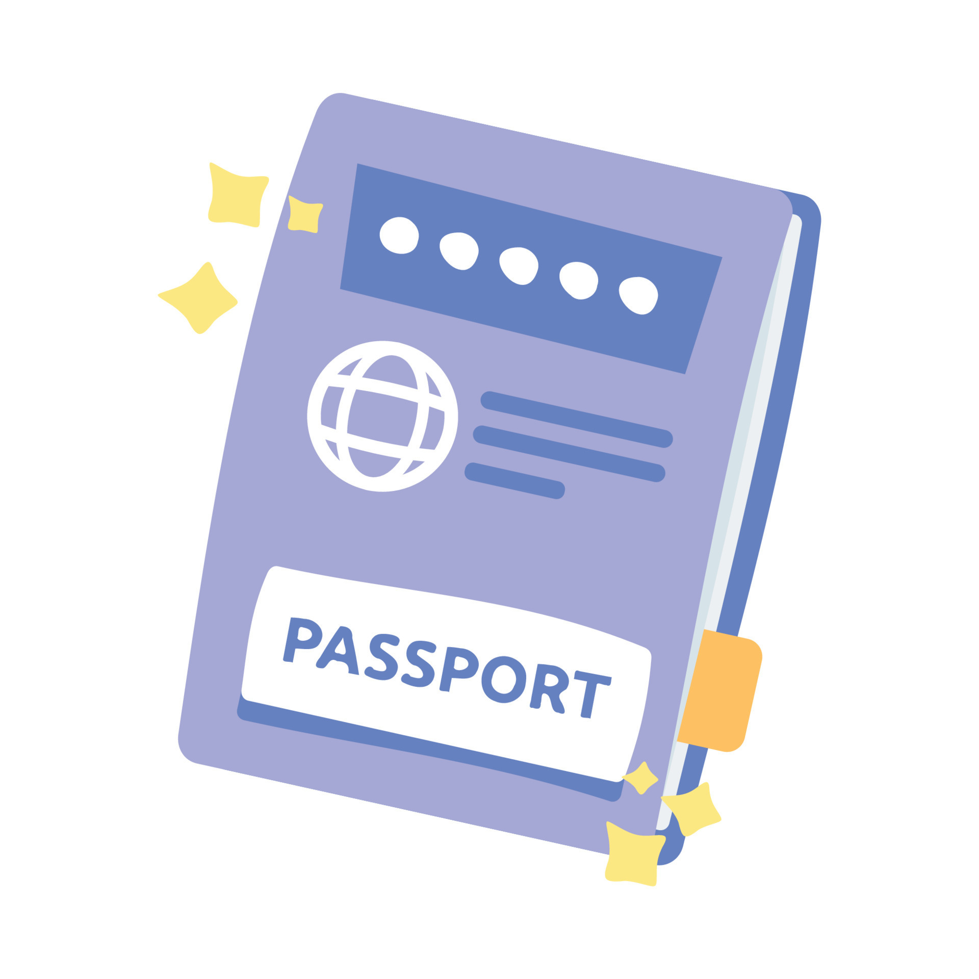 Passport Vector Illustration Isolated On White Background 12744729
