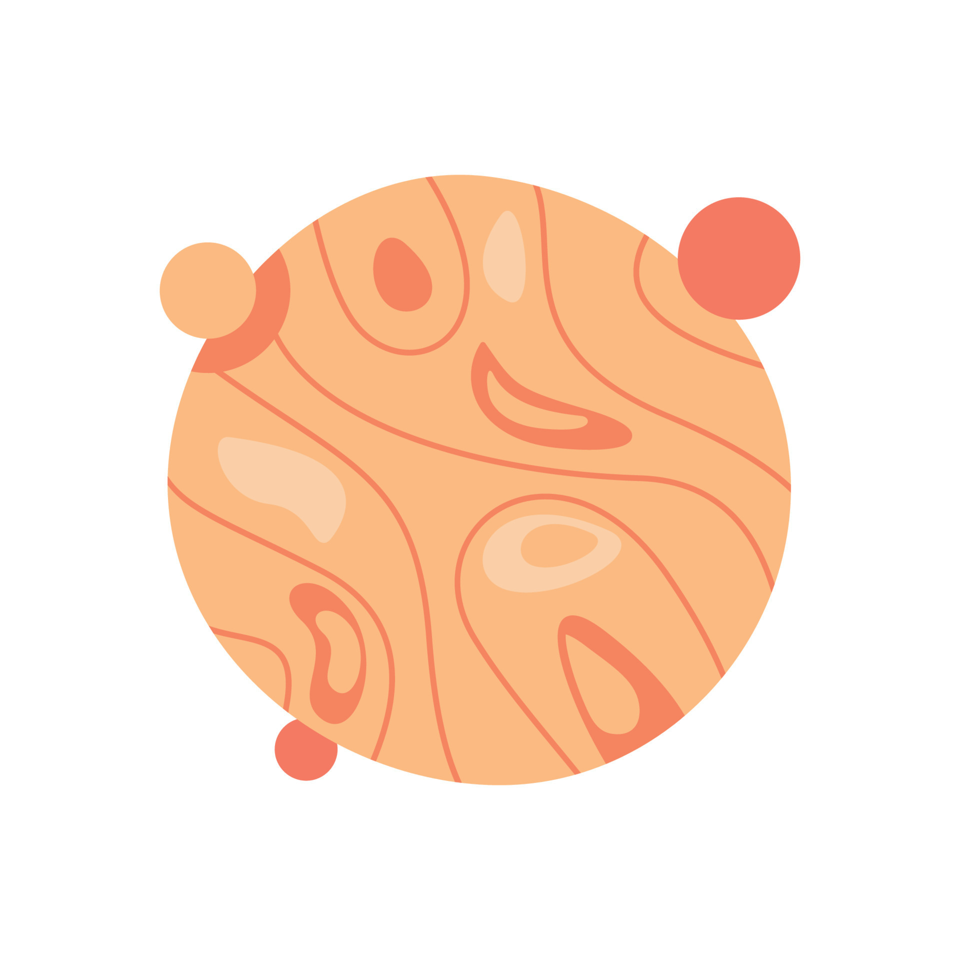 Planet vector illustration isolated on white background 12750435 Vector ...