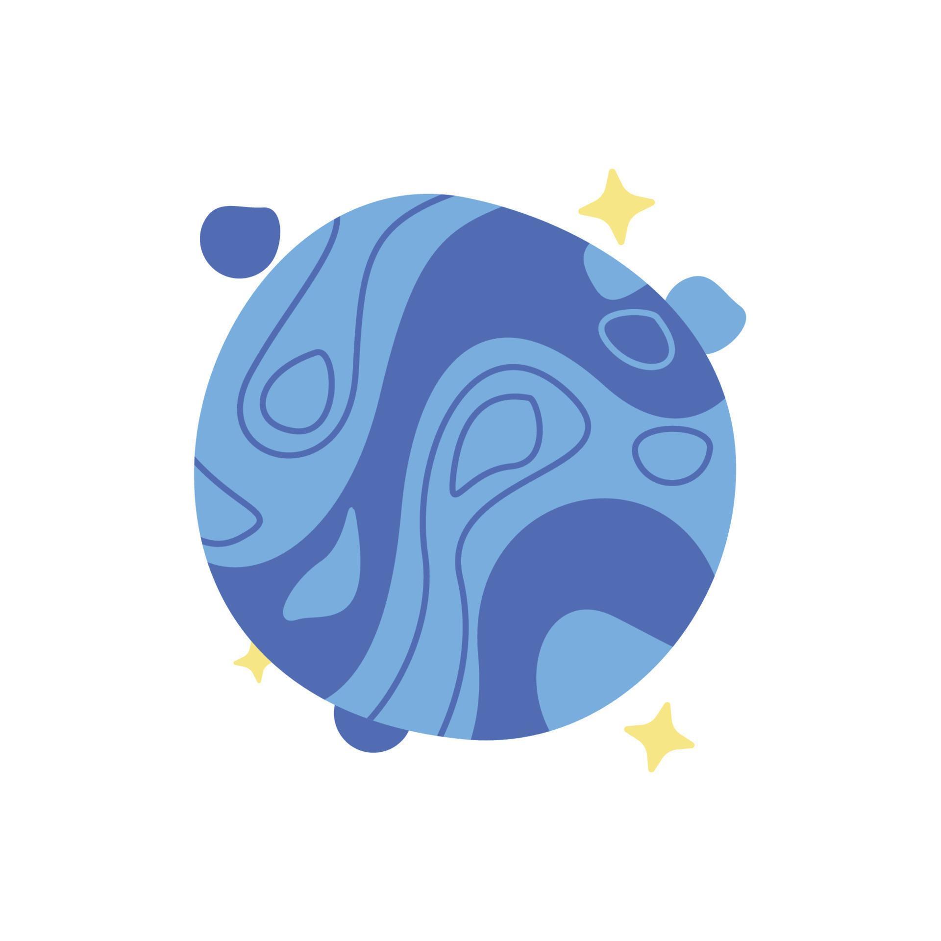 Planet vector illustration isolated on white background 12750438 Vector ...