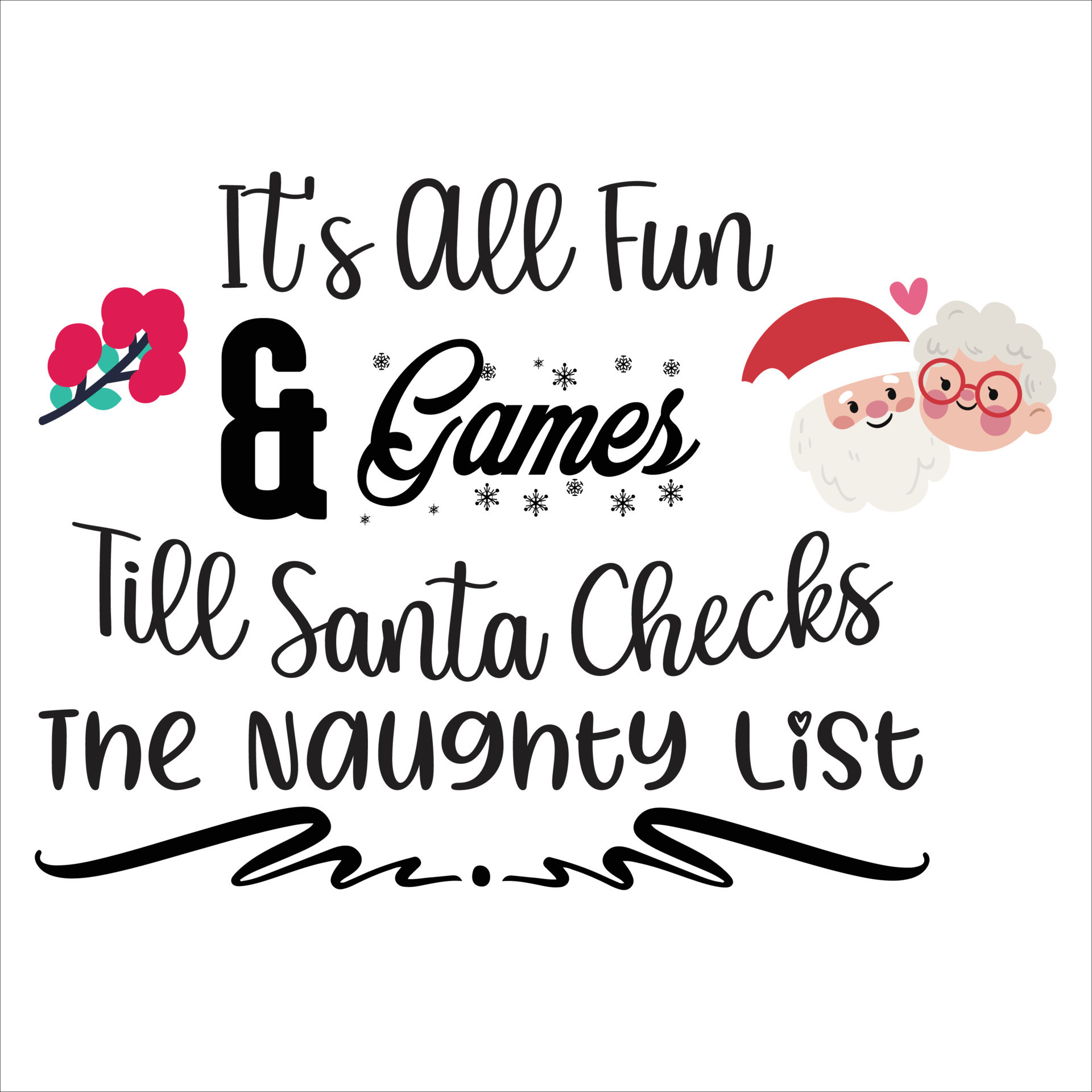 Its All Fun And Game Till Santa Checks The Naughty List 12758477