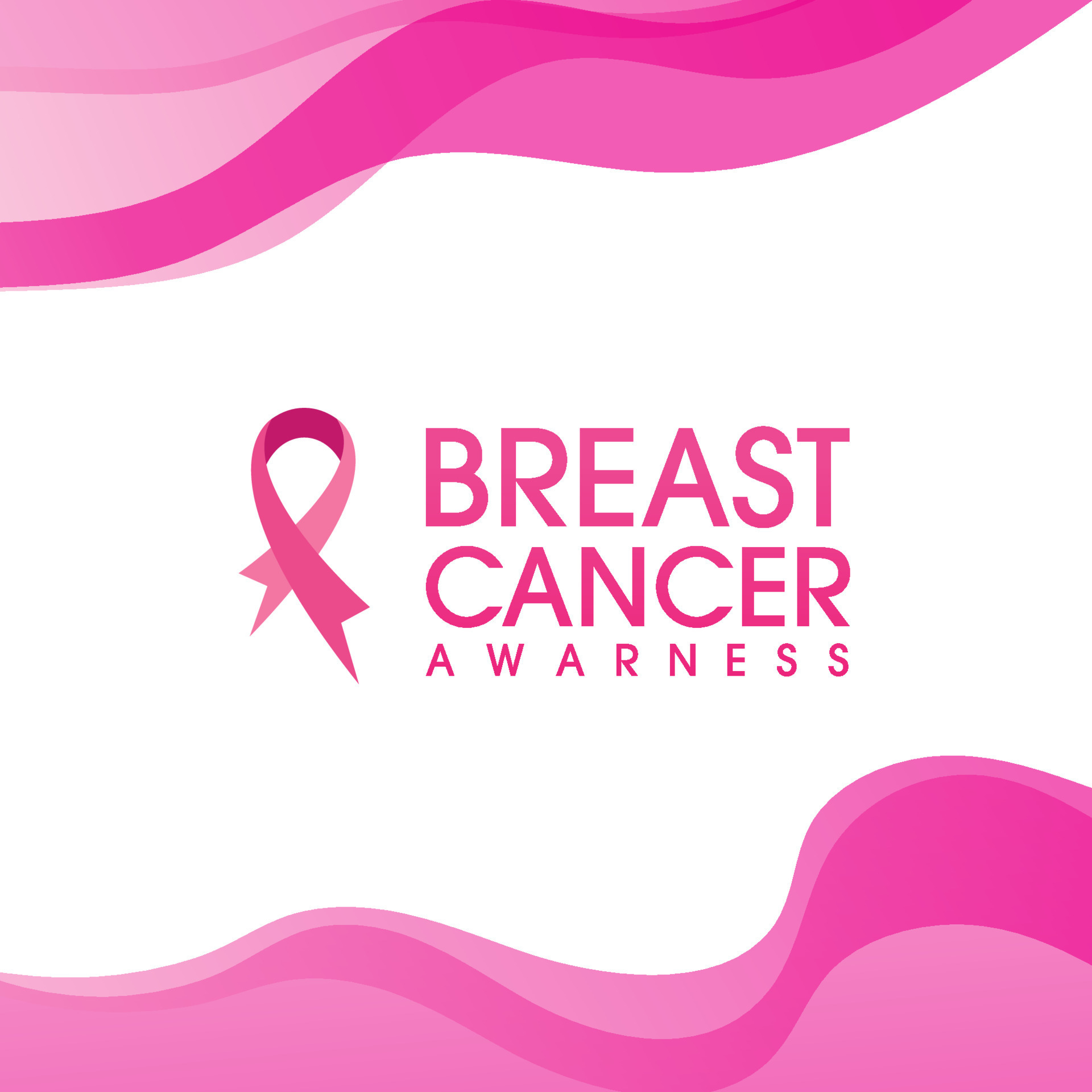 Pink Ribbon Breast Cancer Icon 12760128 Vector Art At Vecteezy