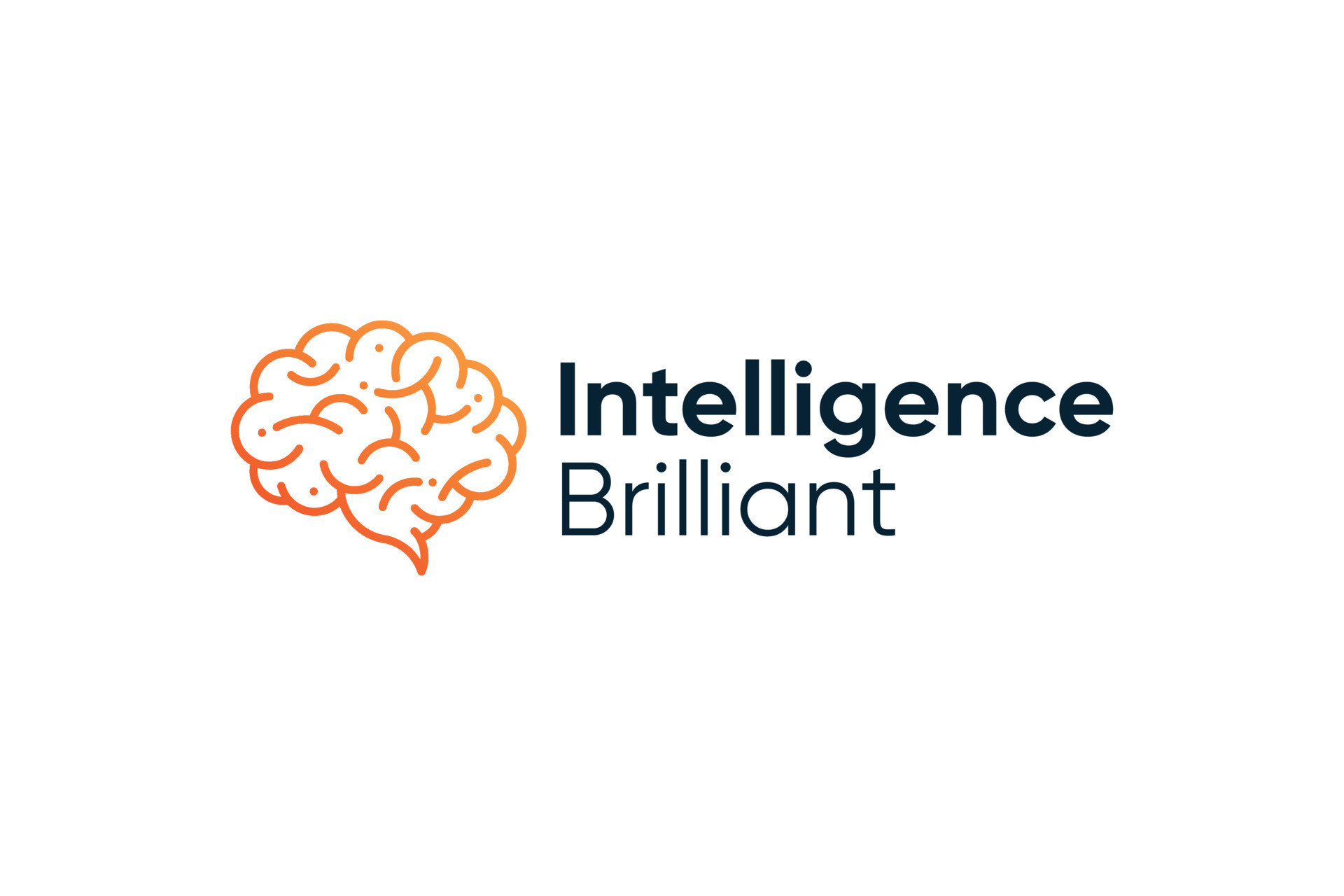 Intelligence brilliant smart brain logo design vector 12761705 Vector ... Intelligence brilliant smart brain logo design vector 12761705 Vector ...