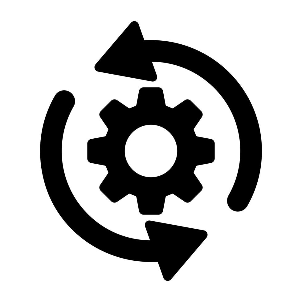 An editable design icon of setting update 12761821 Vector Art at Vecteezy