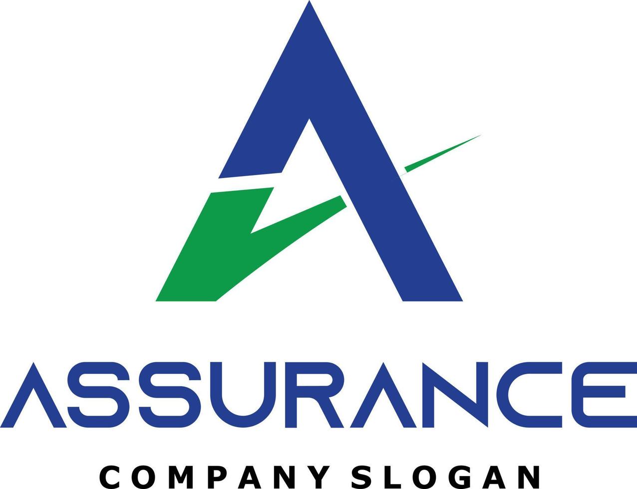 Vector Logo Assurance Company Minimalist Design 12761996 Vector Art At Vecteezy