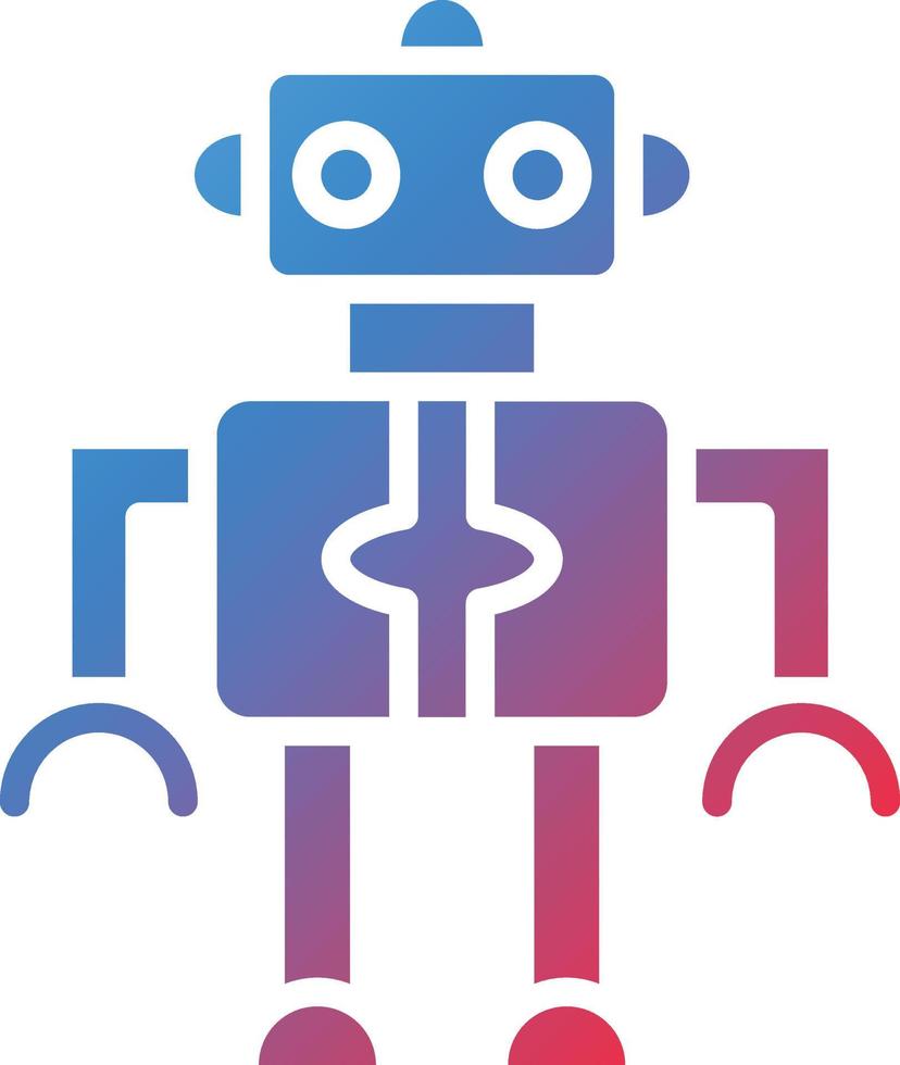 Robot Icon Style 12764594 Vector Art at Vecteezy