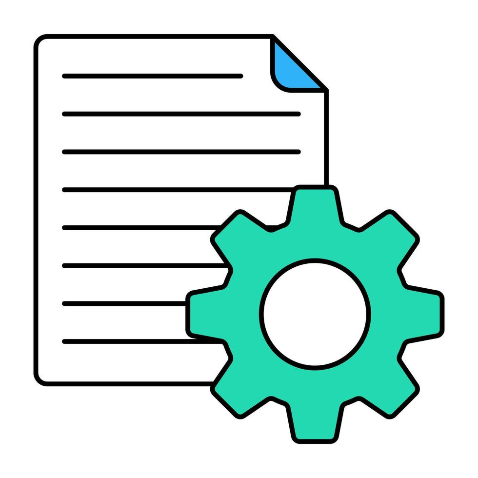 Editable design icon of file setting 12765061 Vector Art at Vecteezy