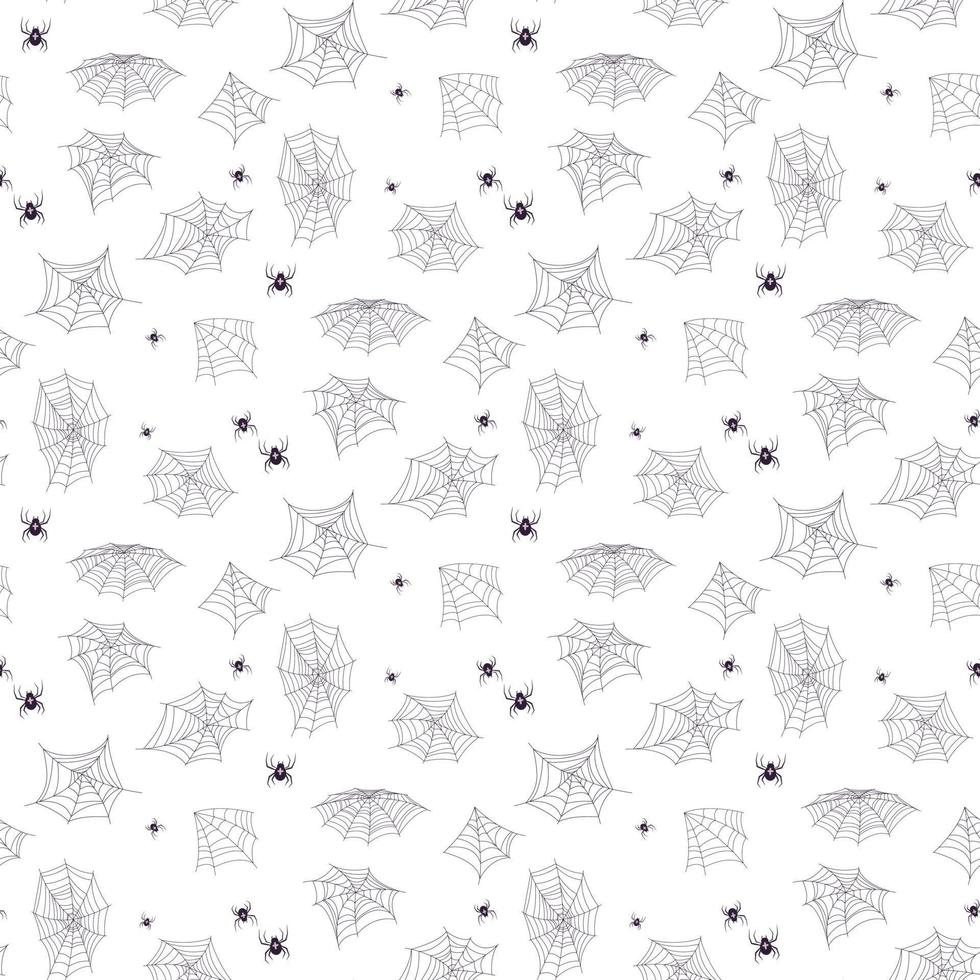 pattern with spider webs 12767601 Vector Art at Vecteezy