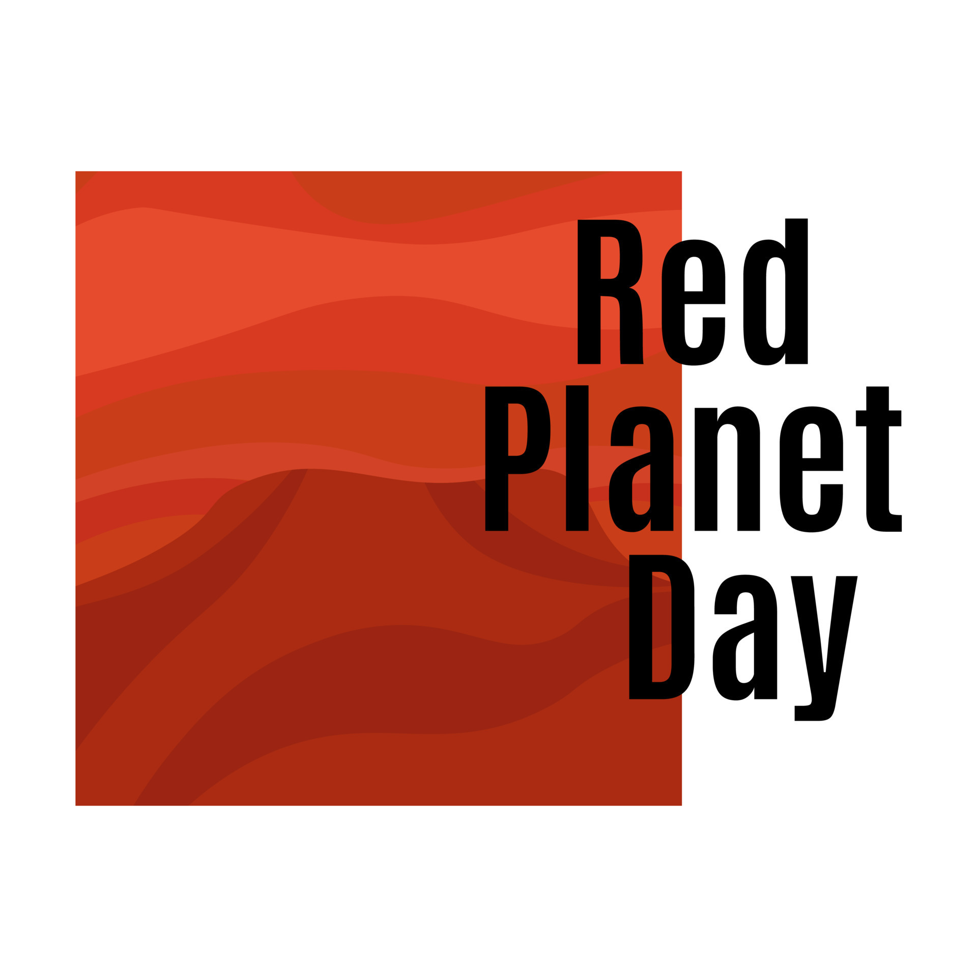 Red Planet Day Idea For Poster Banner Flyer Or Postcard 12768296 red-planet-day-idea-for-poster-banner-flyer-or-postcard-12768296