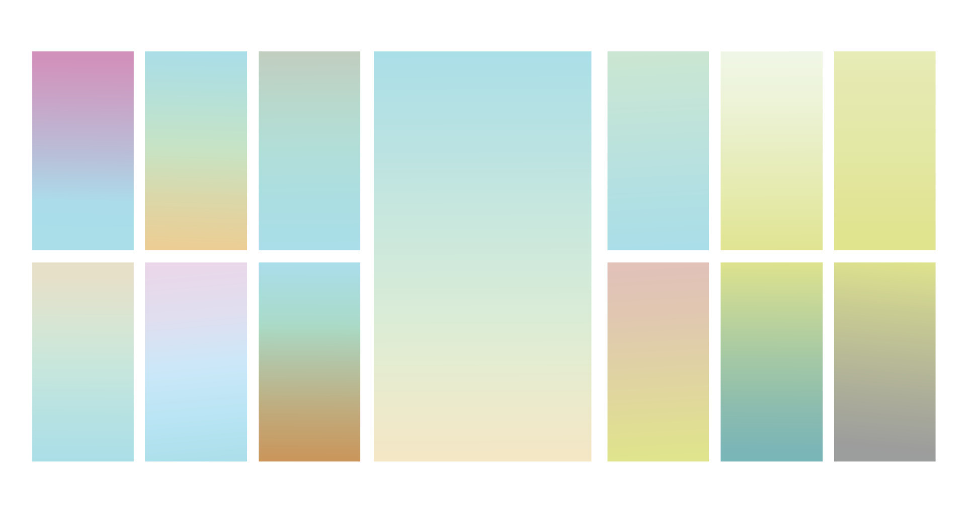 Set of Pastel gradient background. Soft pastel gradient background ...