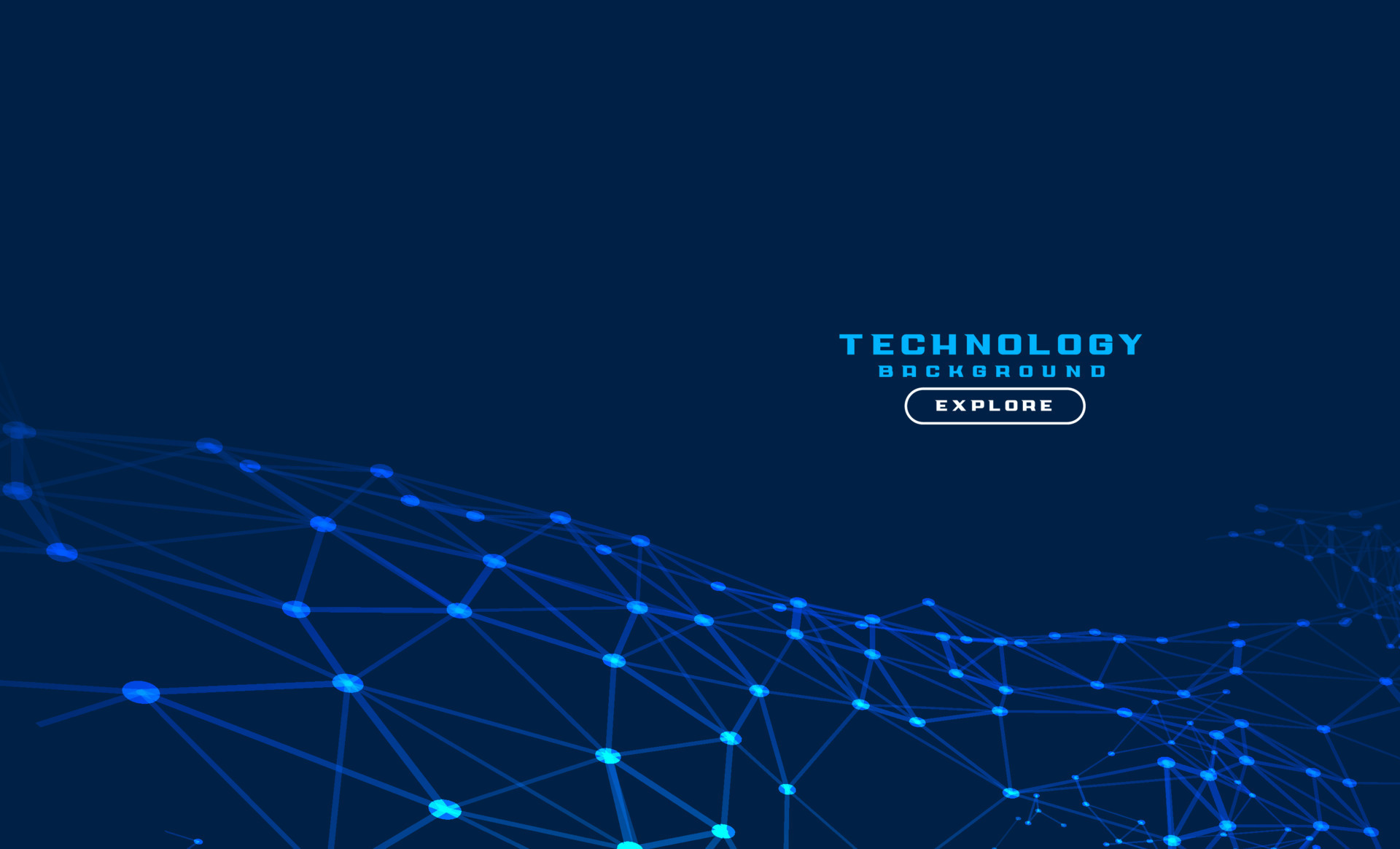 abstract digital technology background with network connection lines ...