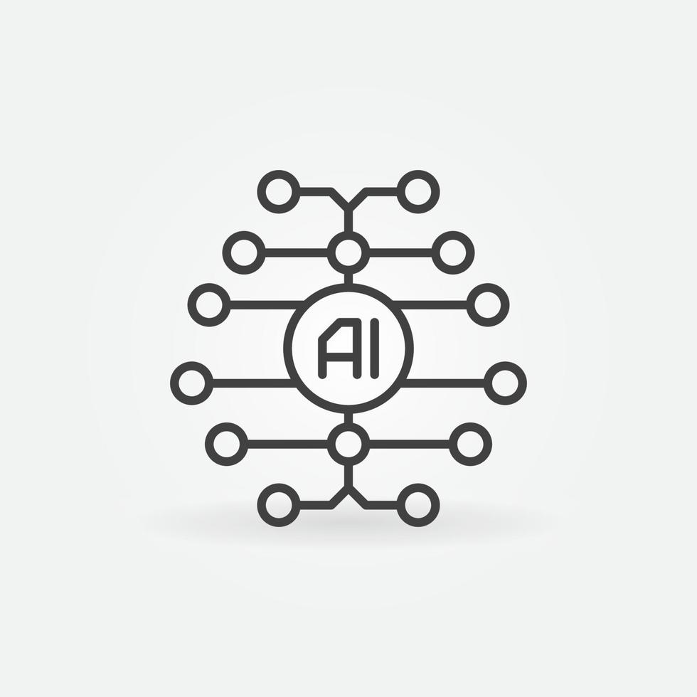 Digital Brain outline icon. Vector AI concept line symbol 12777746 ... Digital Brain outline icon. Vector AI concept line symbol 12777746 ...