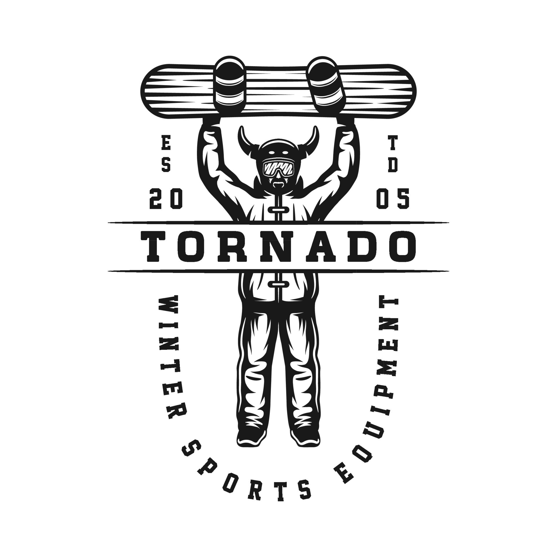 deporte de invierno retro vintage snowboard de esquí o emblema de ...