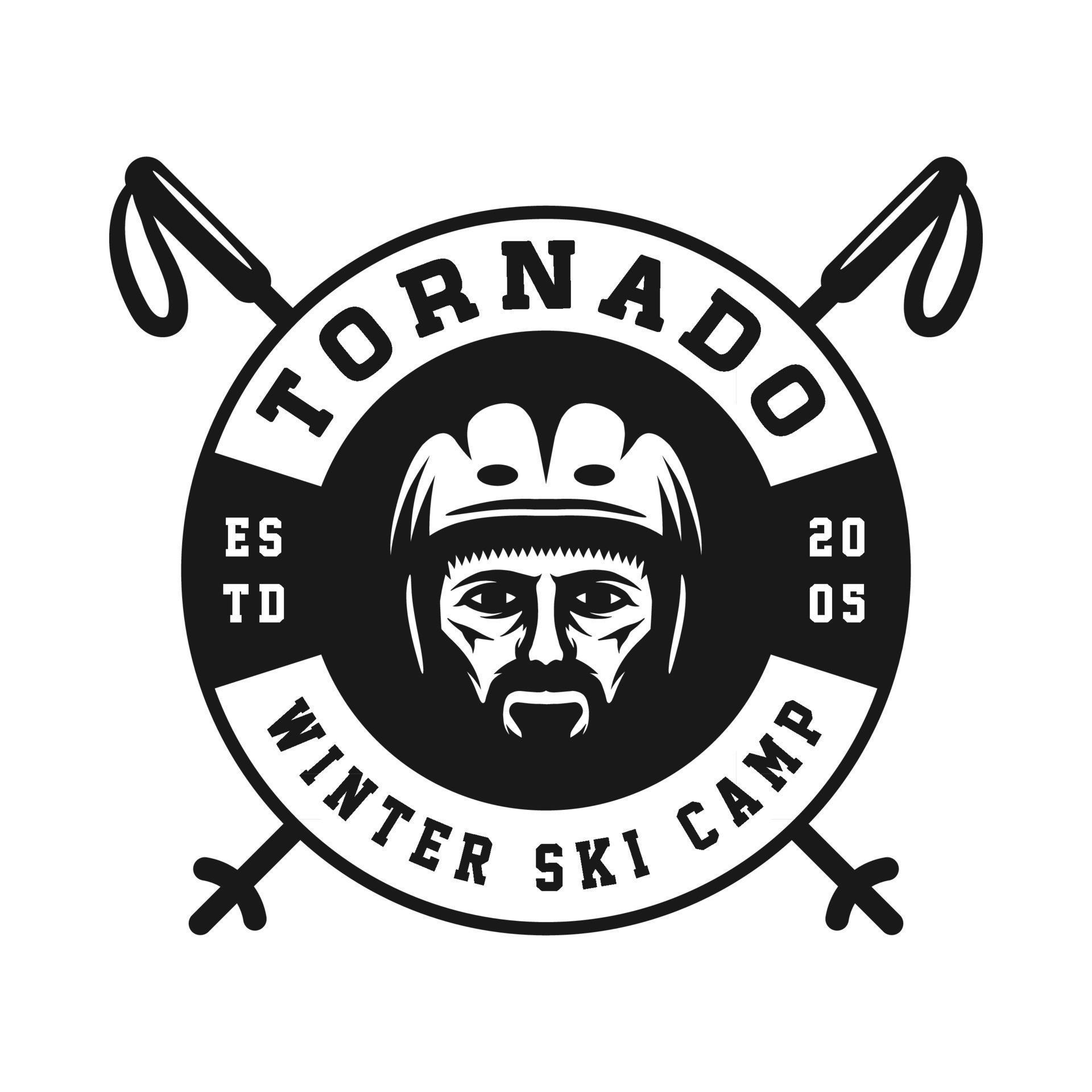 Vintage retro winter sport ski snowboard or adventure emblem, logo ...