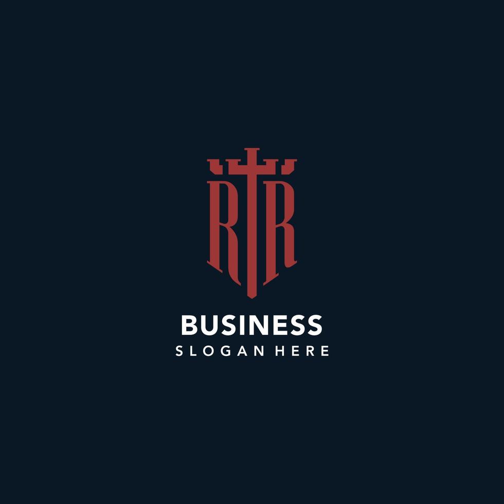 RR initial monogram logos with sword and shield shape design 12780312 ... RR initial monogram logos with sword and shield shape design 12780312 ...