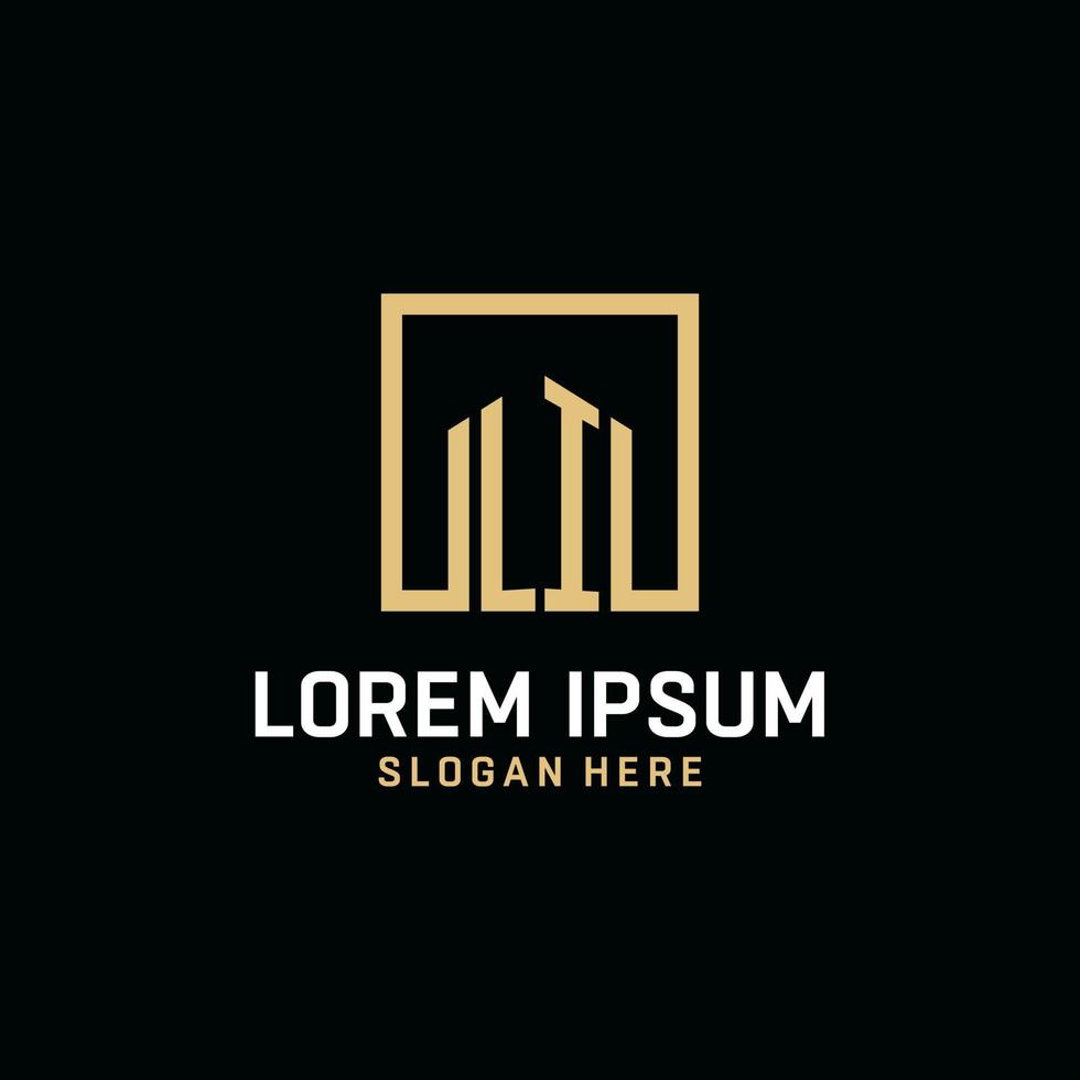 LI initial monogram logo design with square shape design ideas 12780816 ... LI initial monogram logo design with square shape design ideas 12780816 ...