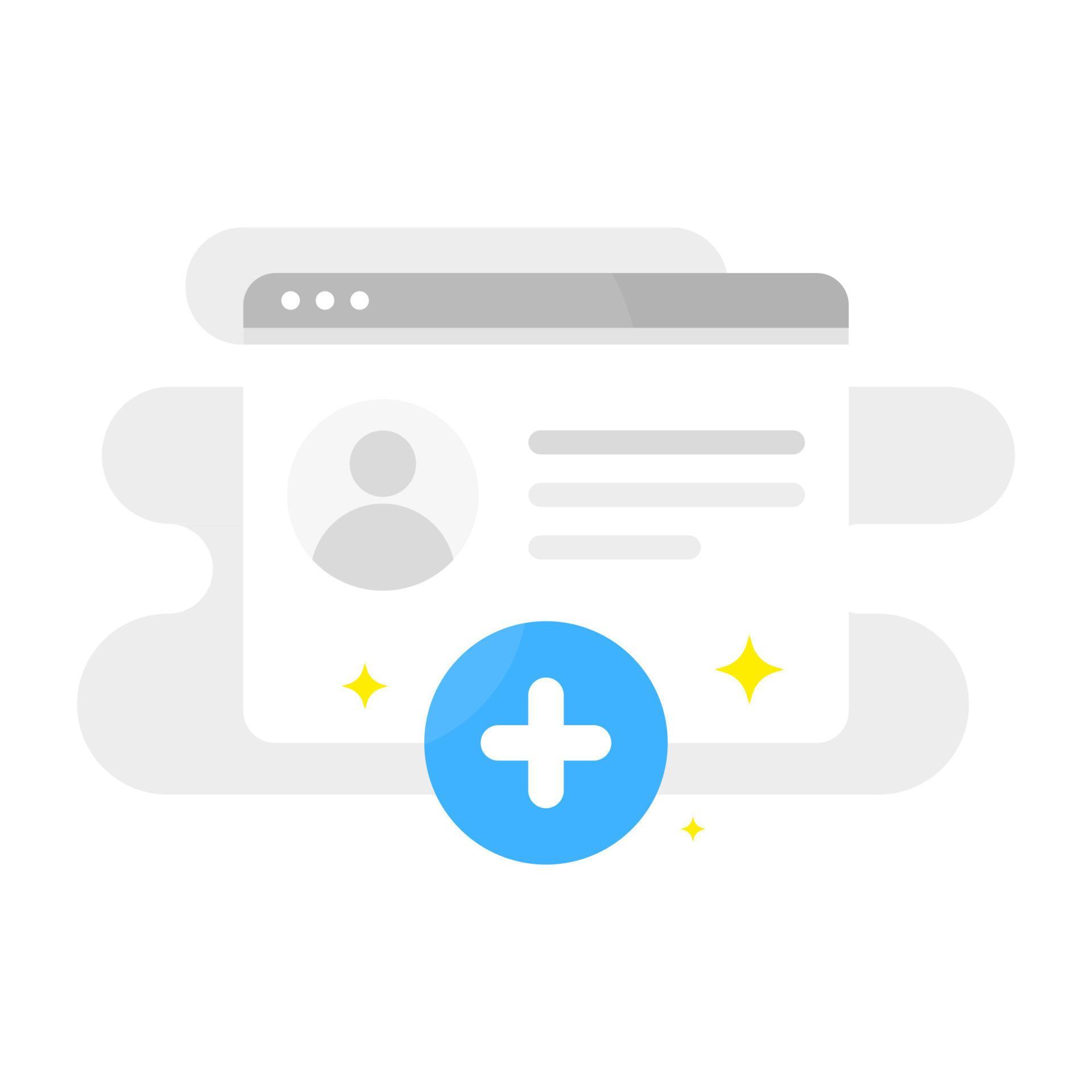 create account, sign up concept illustration flat design vector eps10 ...