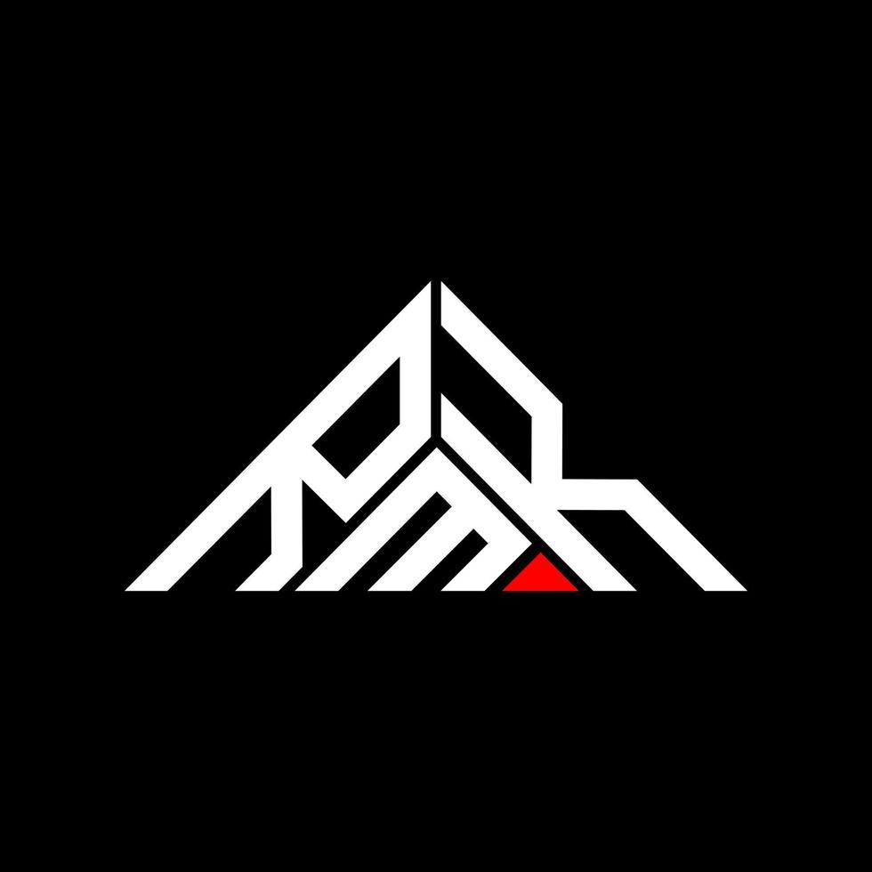 Diseño Creativo Del Logotipo De La Letra Rmk Con Gráfico Vectorial Logotipo Simple Y Moderno De