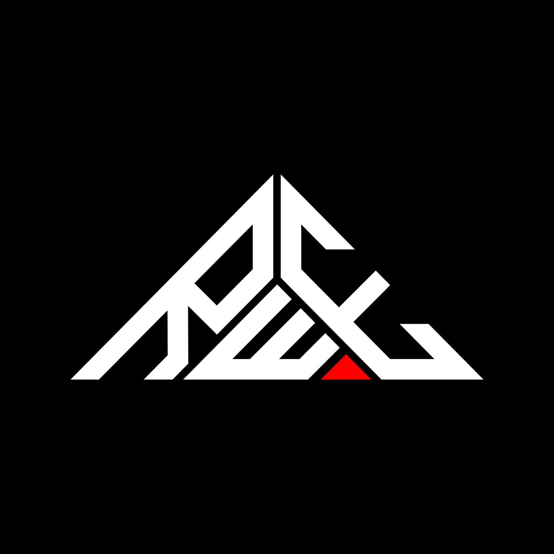 Rwe Letter Logo Creative Design With Vector Graphic Rwe Simple And Modern Logo In Triangle
