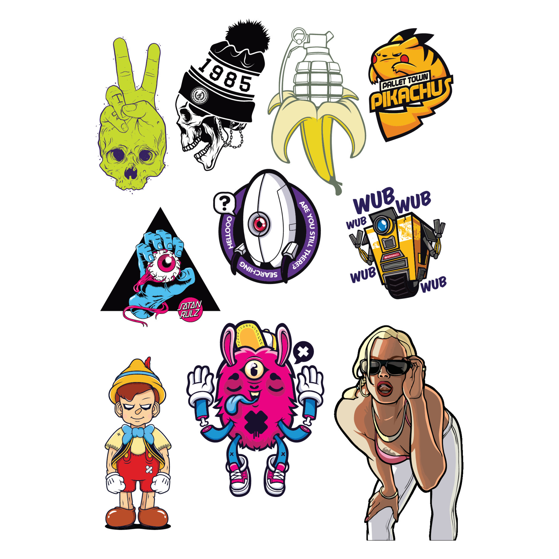 T Shirt Design Bundlecollection Stickers Bundlecan Be Used For T Shirt Print Mug Print