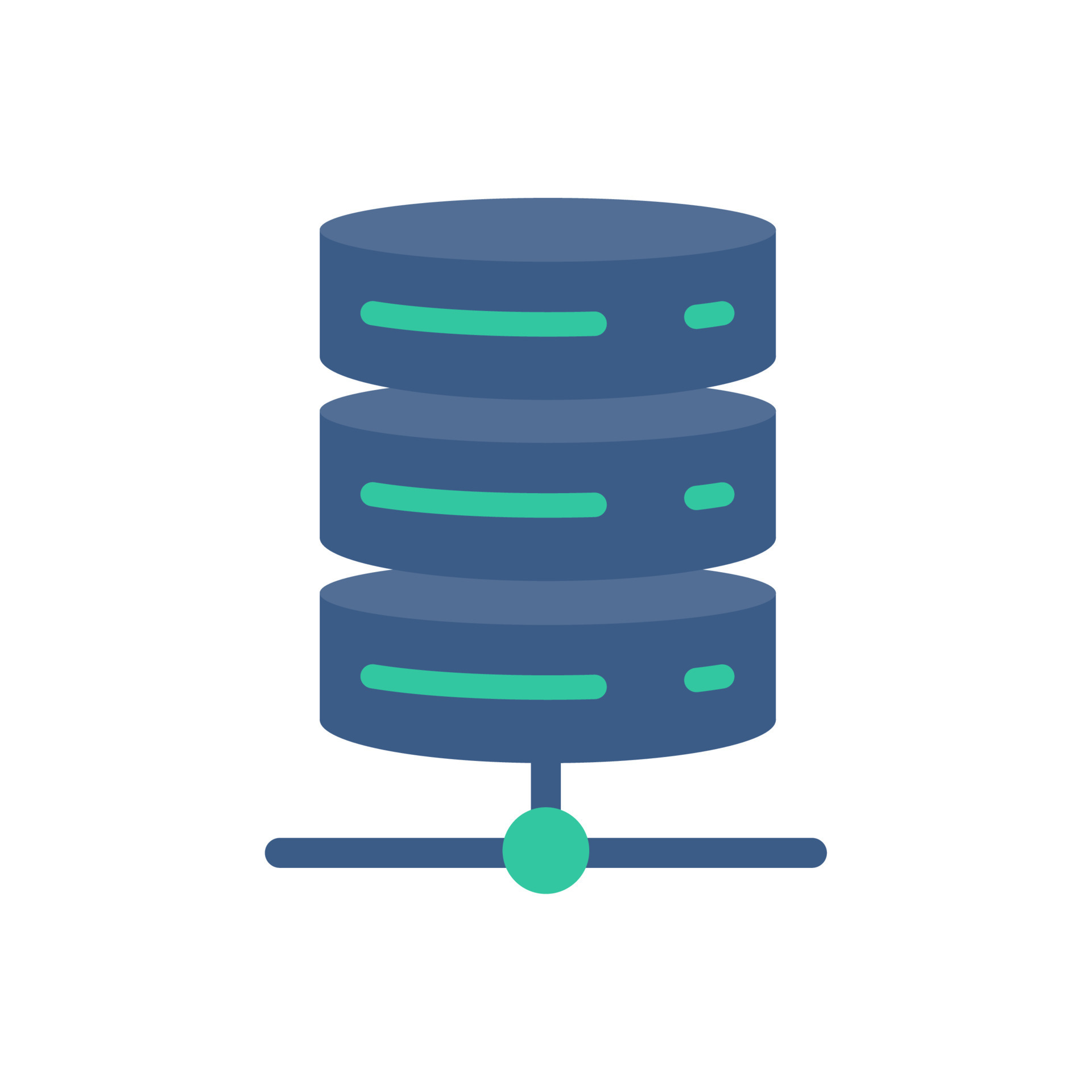 A Database For Storing Large Data In The Cloud Mass Sharing Of Information 12787706 Vector Art