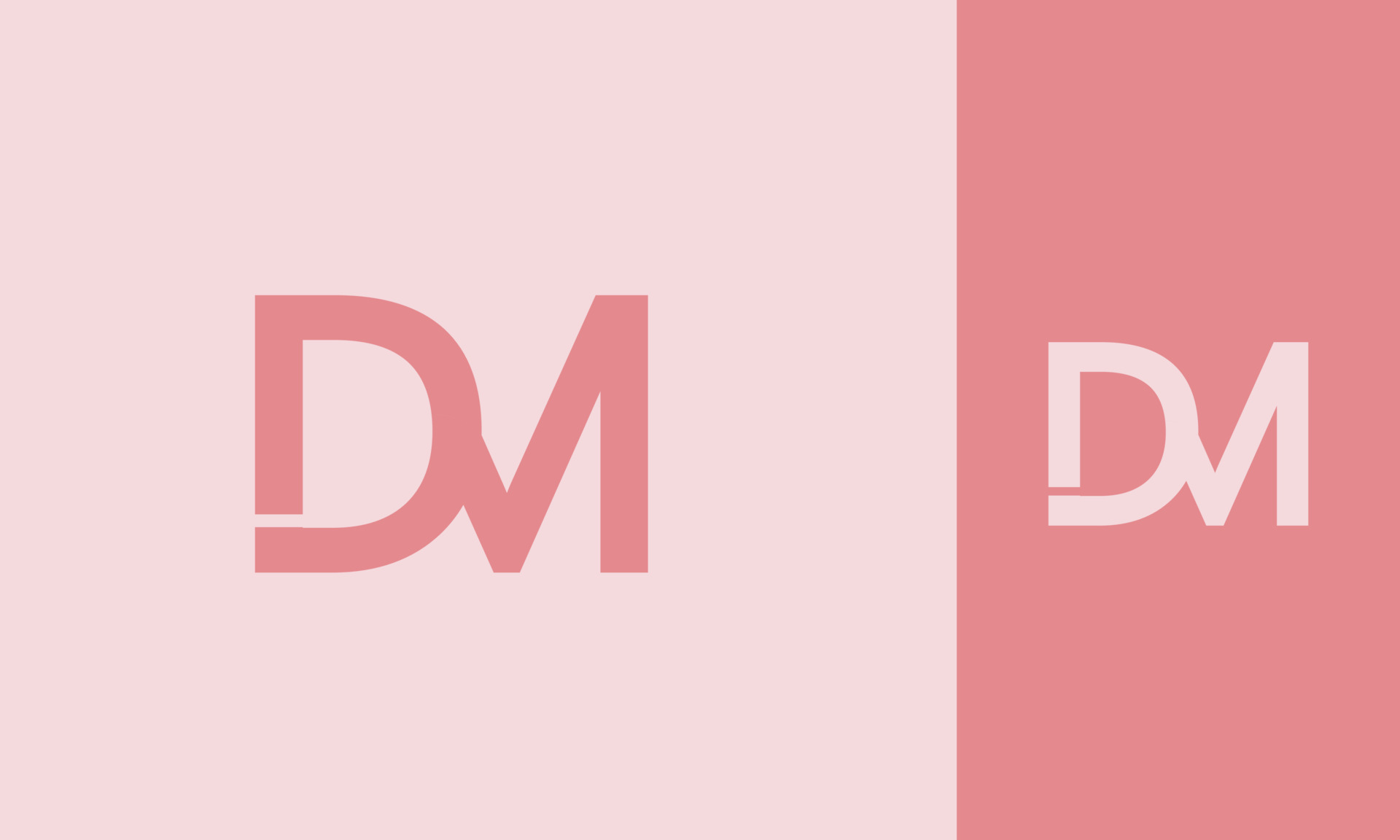 alfabeto letras iniciales monograma logo dm, md, d y m 12790511 Vector en Vecteezy