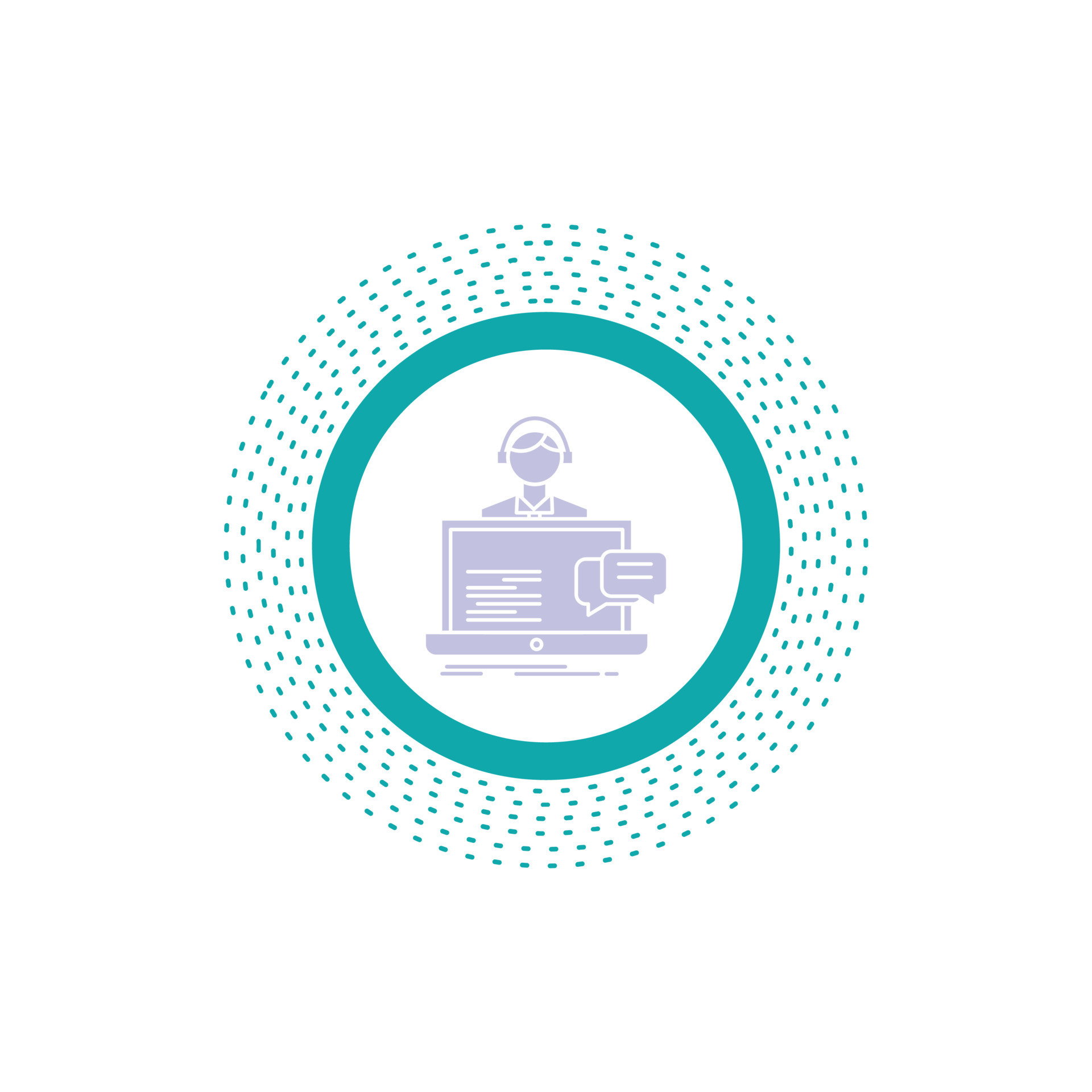 Support Chat Customer Service Help Glyph Icon Vector Isolated Illustration 12791709 Vector