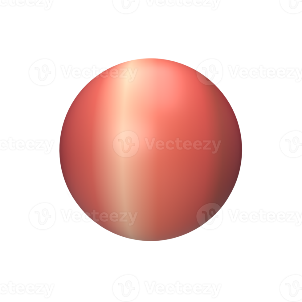 Color gradient sphere. 3d render 12794239 PNG