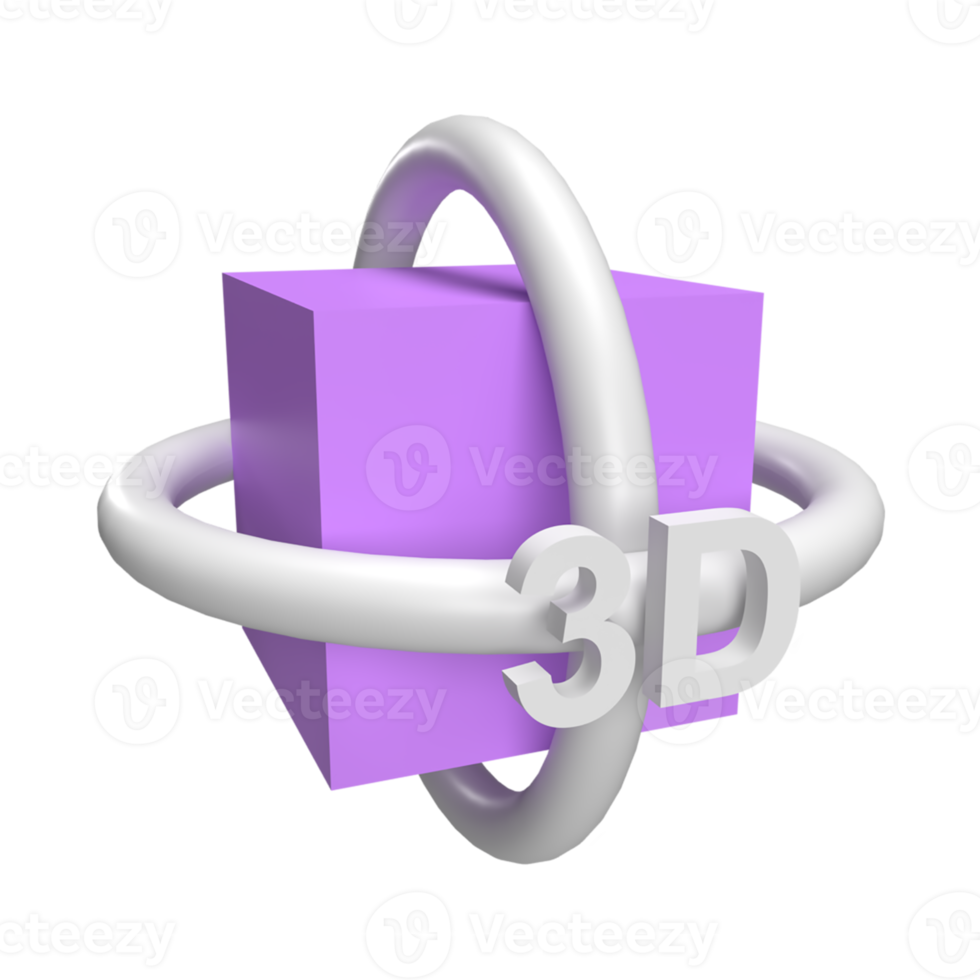 3d Rotate View Rendered Object Illustration 12794643 Png
