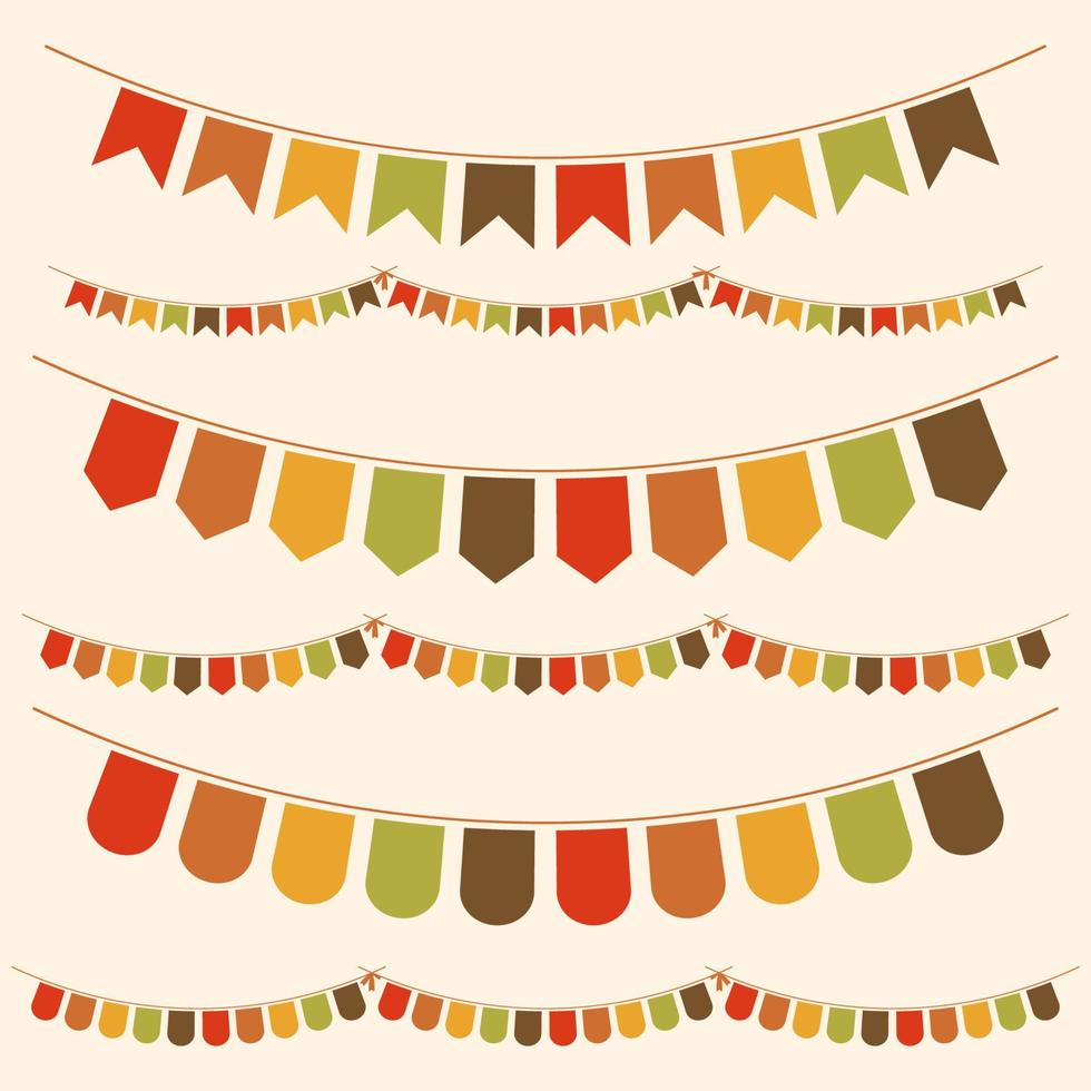 Fall Pennant Banner Clip Art Free