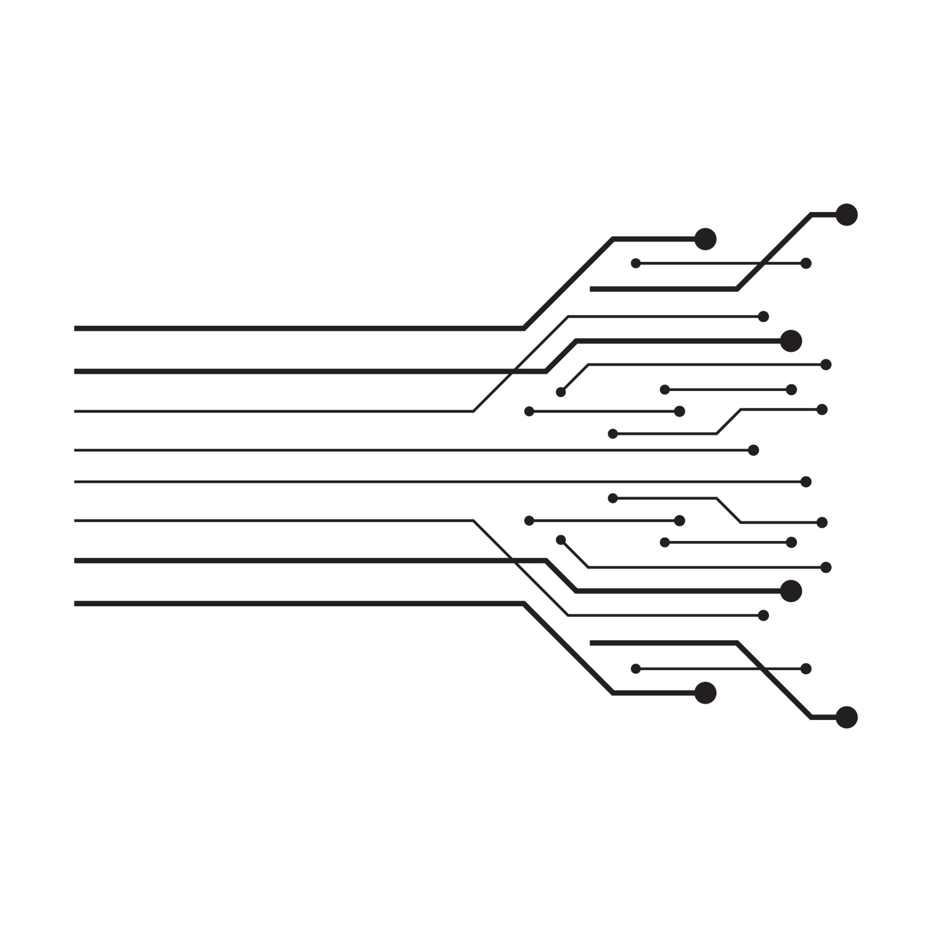 Computer vector background with circuit 12796280 Vector Art at Vecteezy